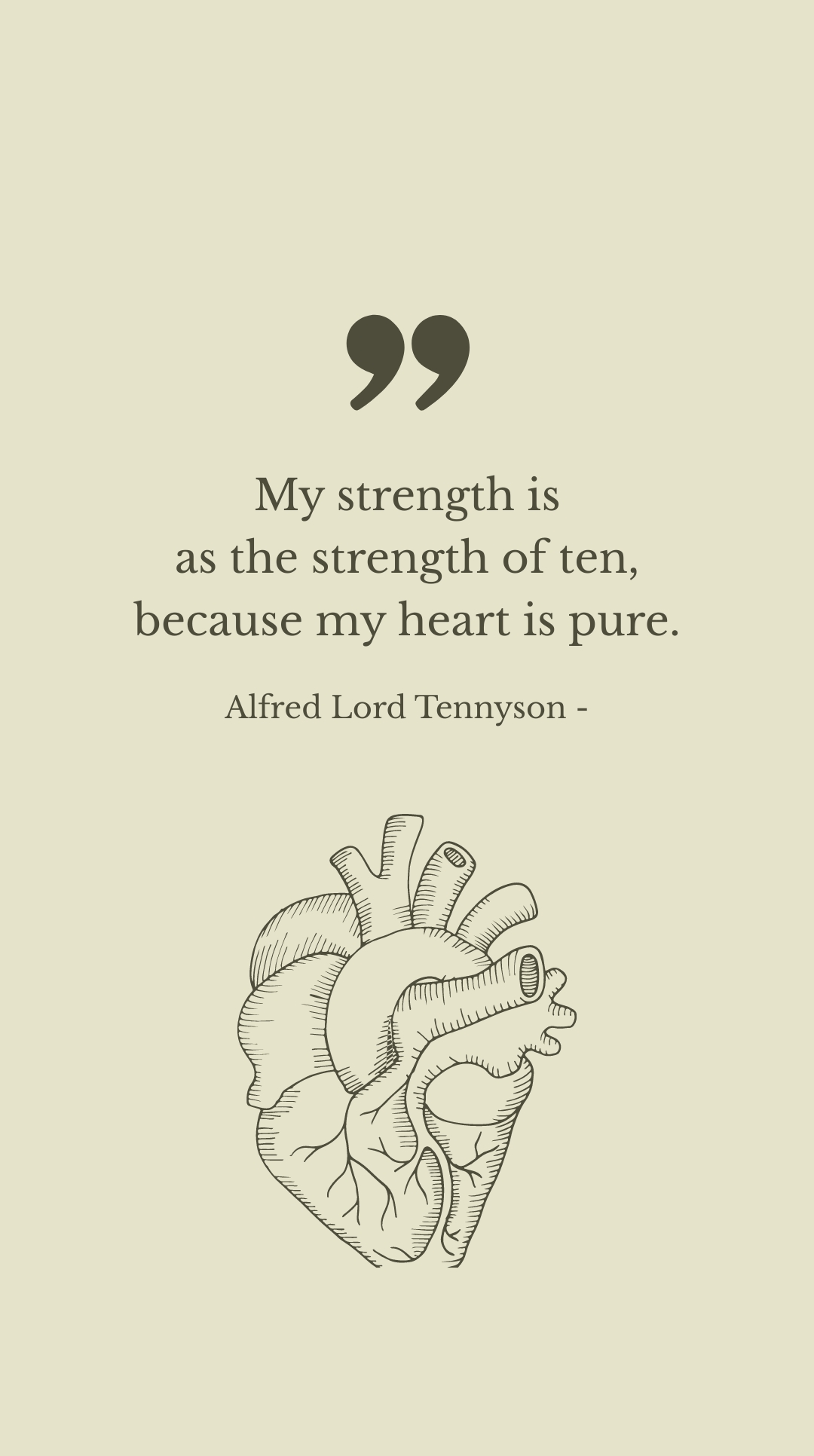 Free Alfred Lord Tennyson - Words, like nature, half reveal and half ...