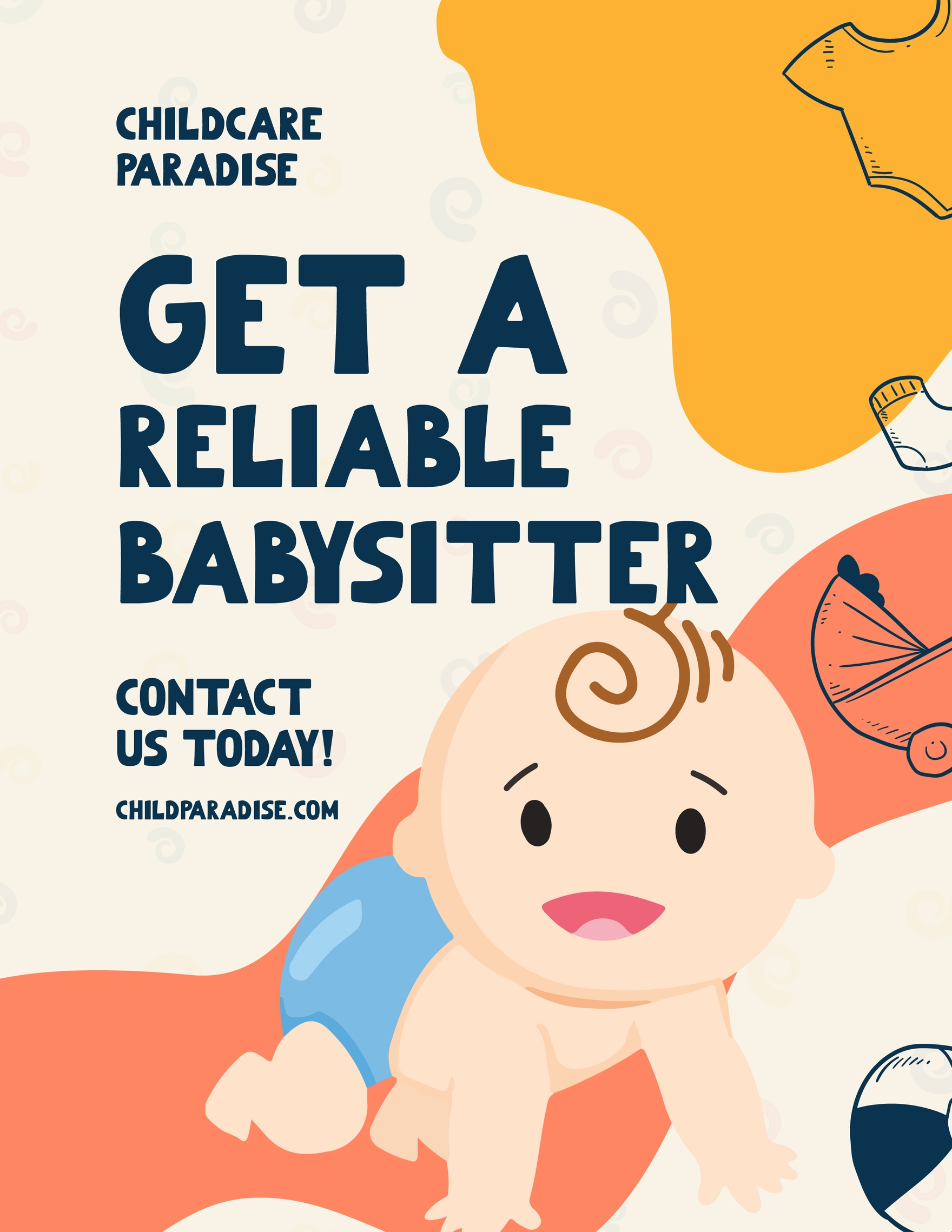 FREE Babysitting Flyer Template Download In Word Google Docs 