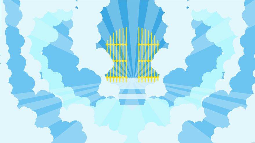 Free Heaven Sky Background - Download in Illustrator, EPS, SVG, JPG ...