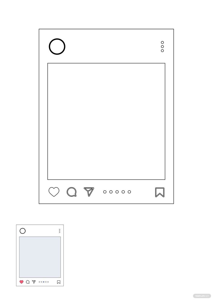 FREE Instagram Frame Template Download In Word PDF Illustrator 