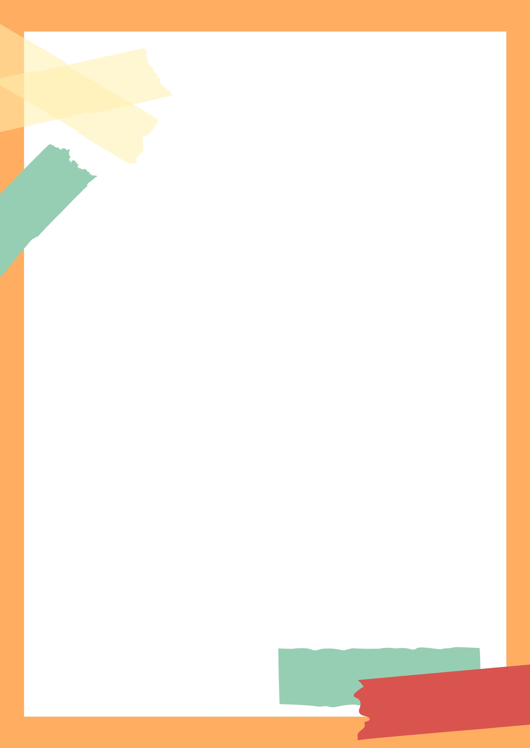 Simple Border Design For Portfolio Image To U