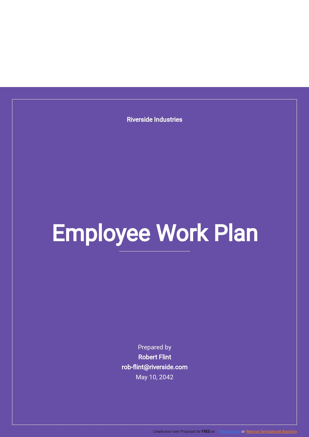 79 FREE Work Plan Templates Edit Download Template