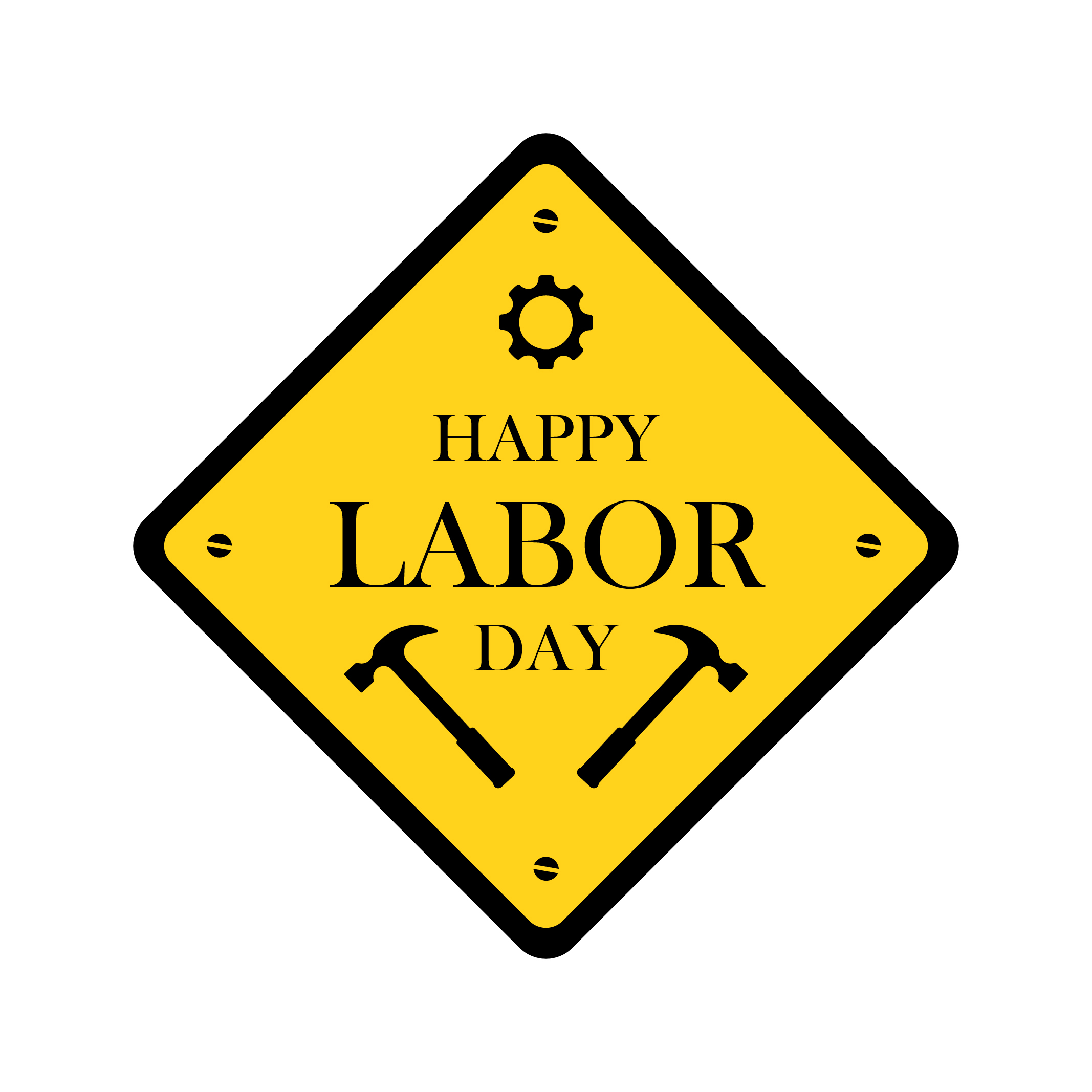 Happy Labor Day Sign Clipart - EPS, JPG, PSD, PNG, SVG | Template.net