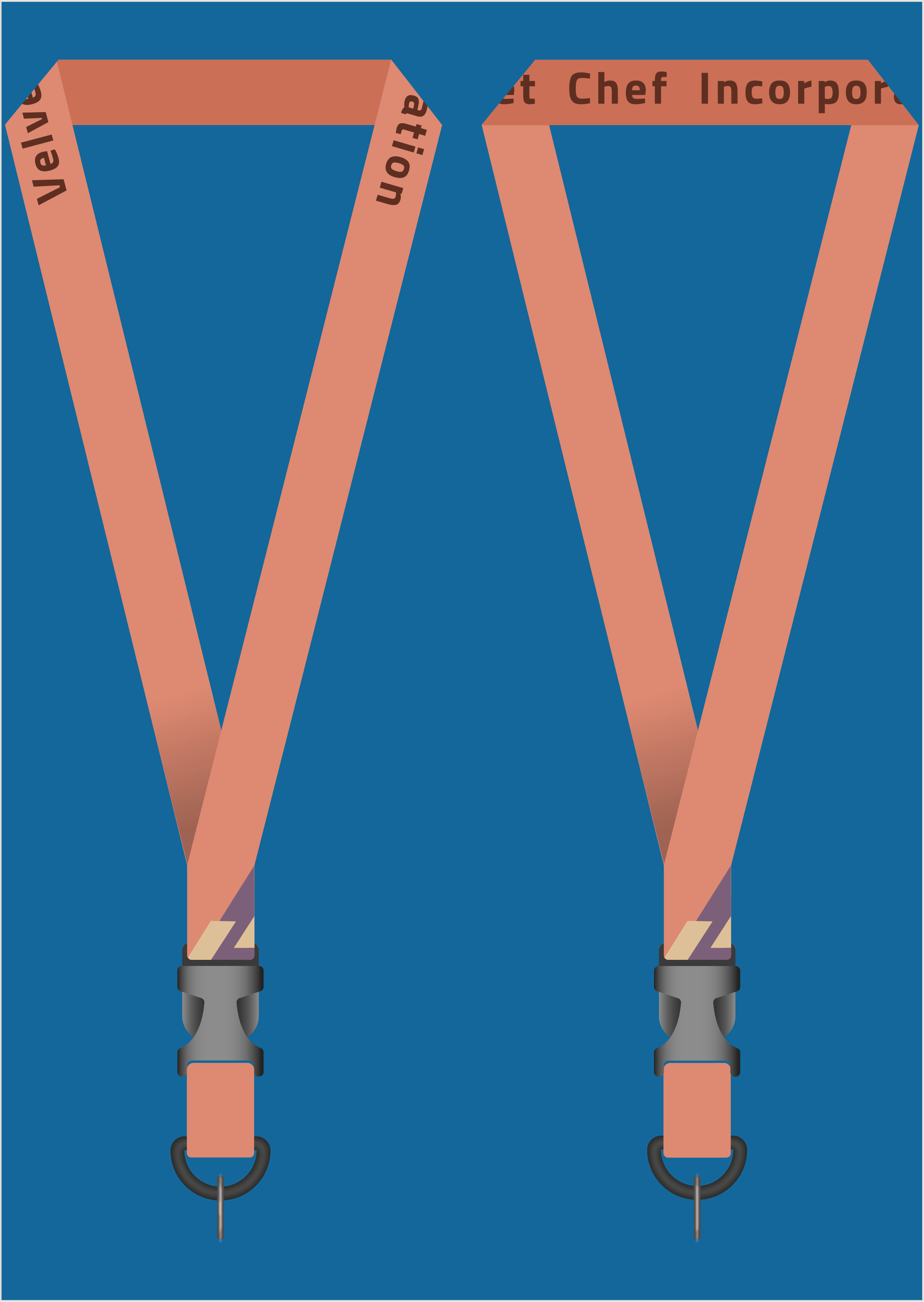 Lanyard Badge Template EPS Illustrator JPG PSD PNG SVG 