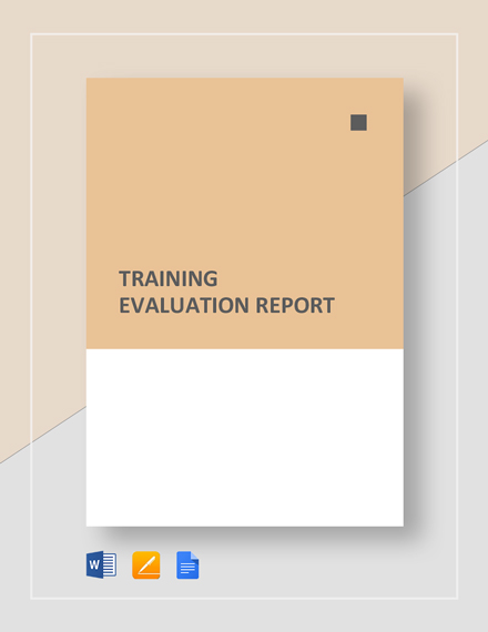 13+ Evaluation Report Templates- PDF, Word, Apple Pages
