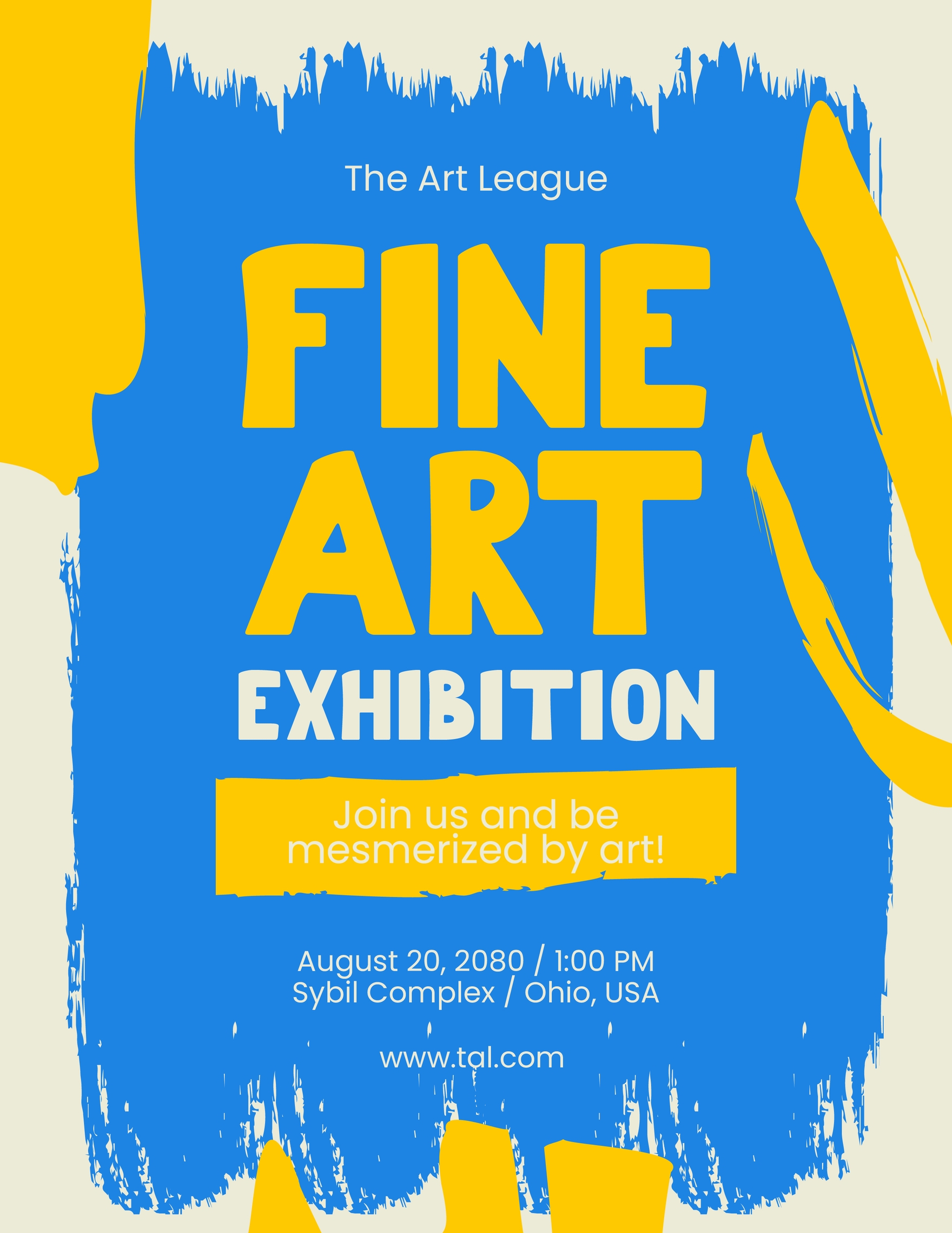 Fine Art Exhibition Flyer Download In Word Google Docs Illustrator 
