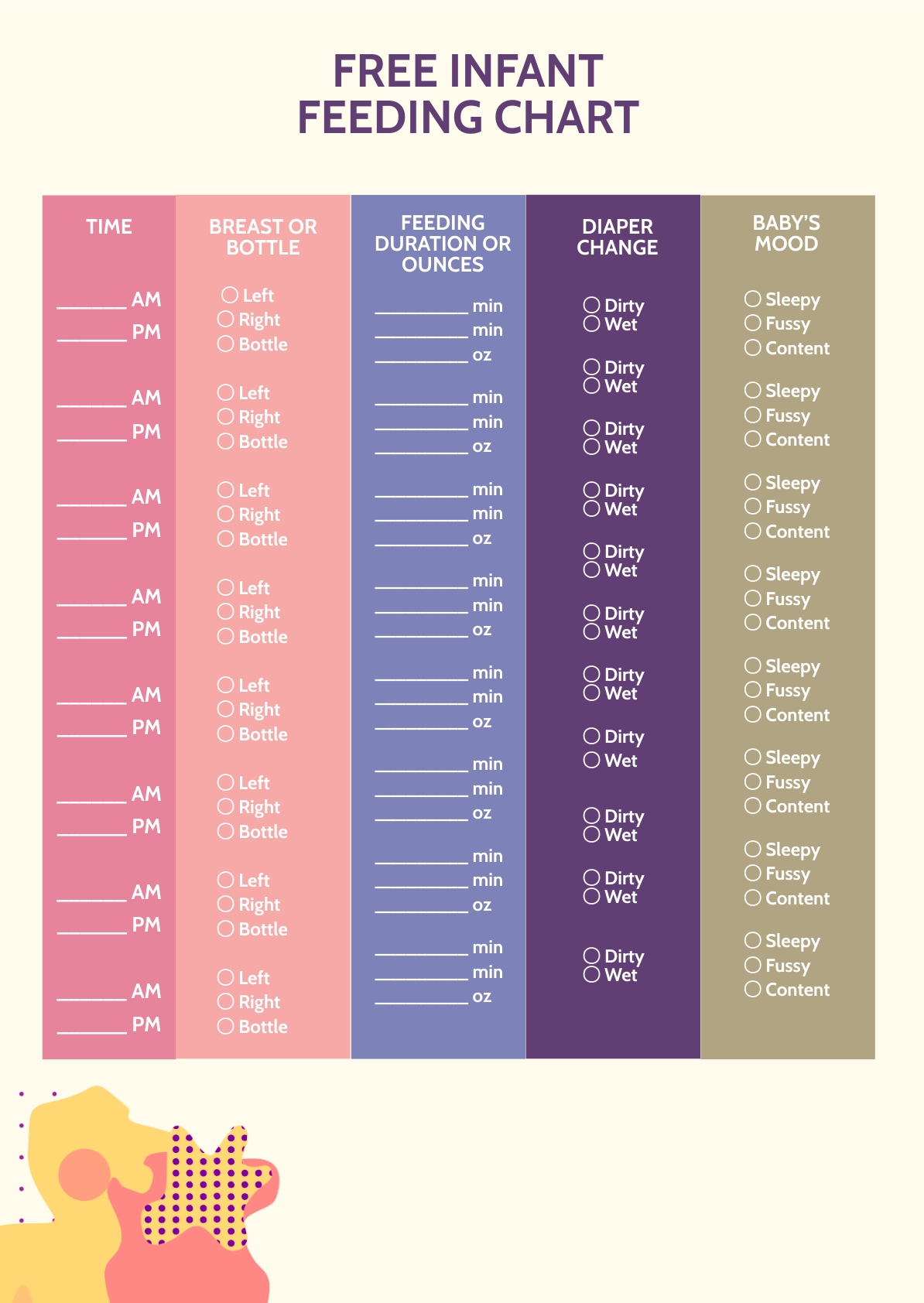 Page 36 Free Editable Chart Templates In Adobe Illustrator To Download