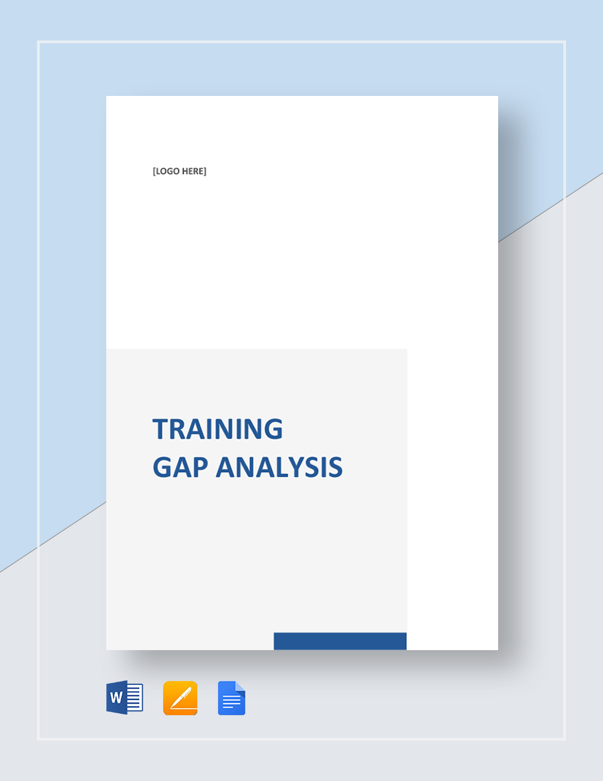 Training Gap Analysis Template Google Docs Word Apple Pages Template