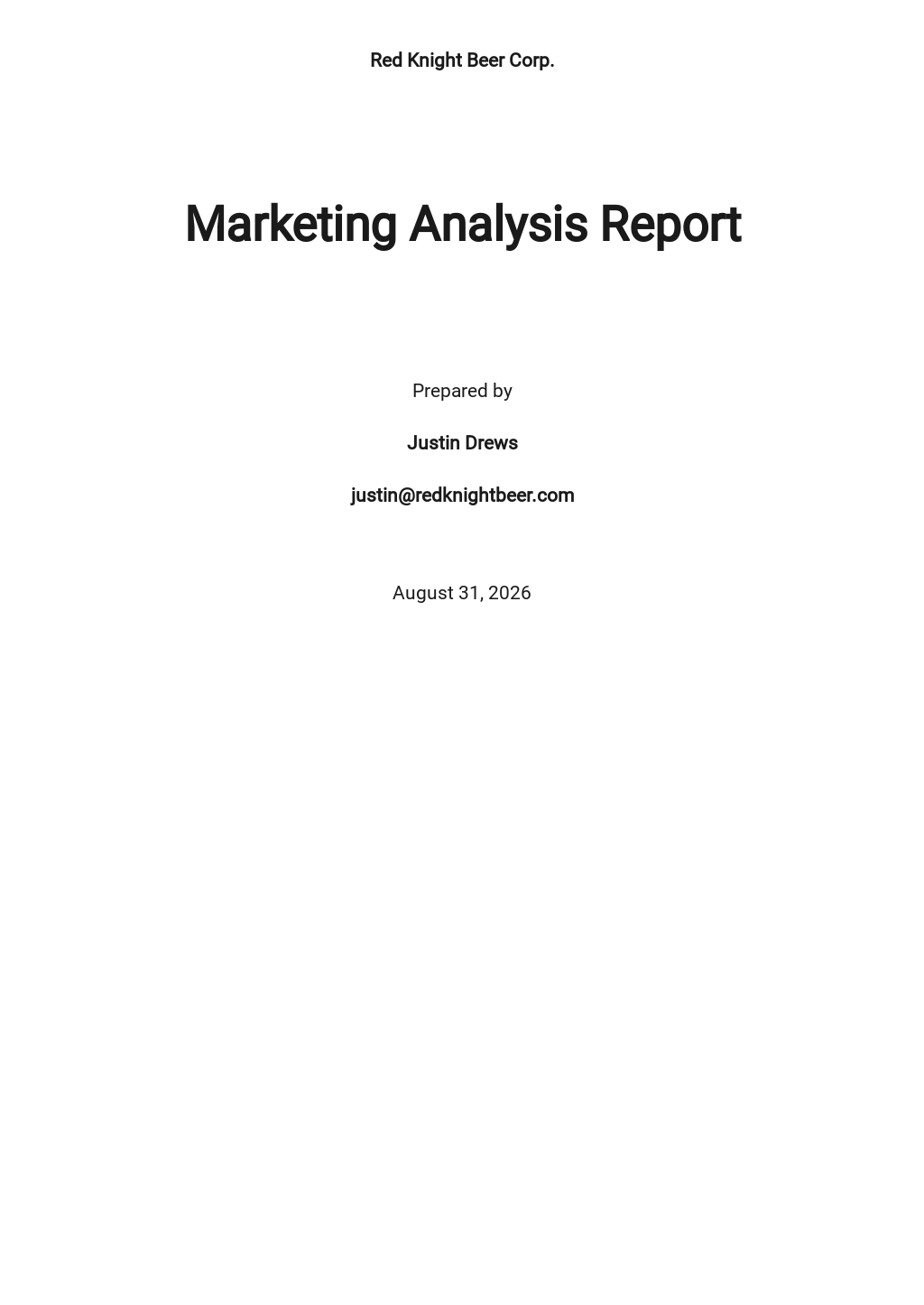 17 FREE Marketing Report Templates Edit Download Template