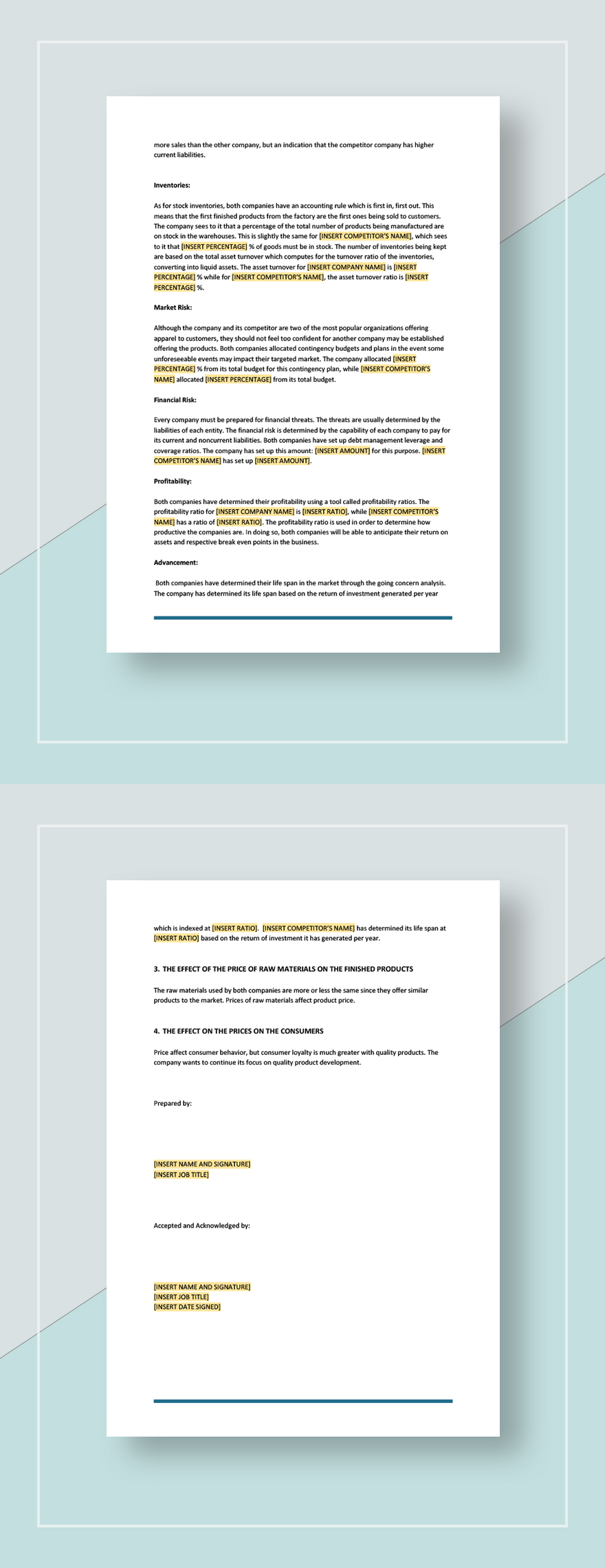 Financial Memo Template - Google Docs, Word, Apple Pages | Template.net
