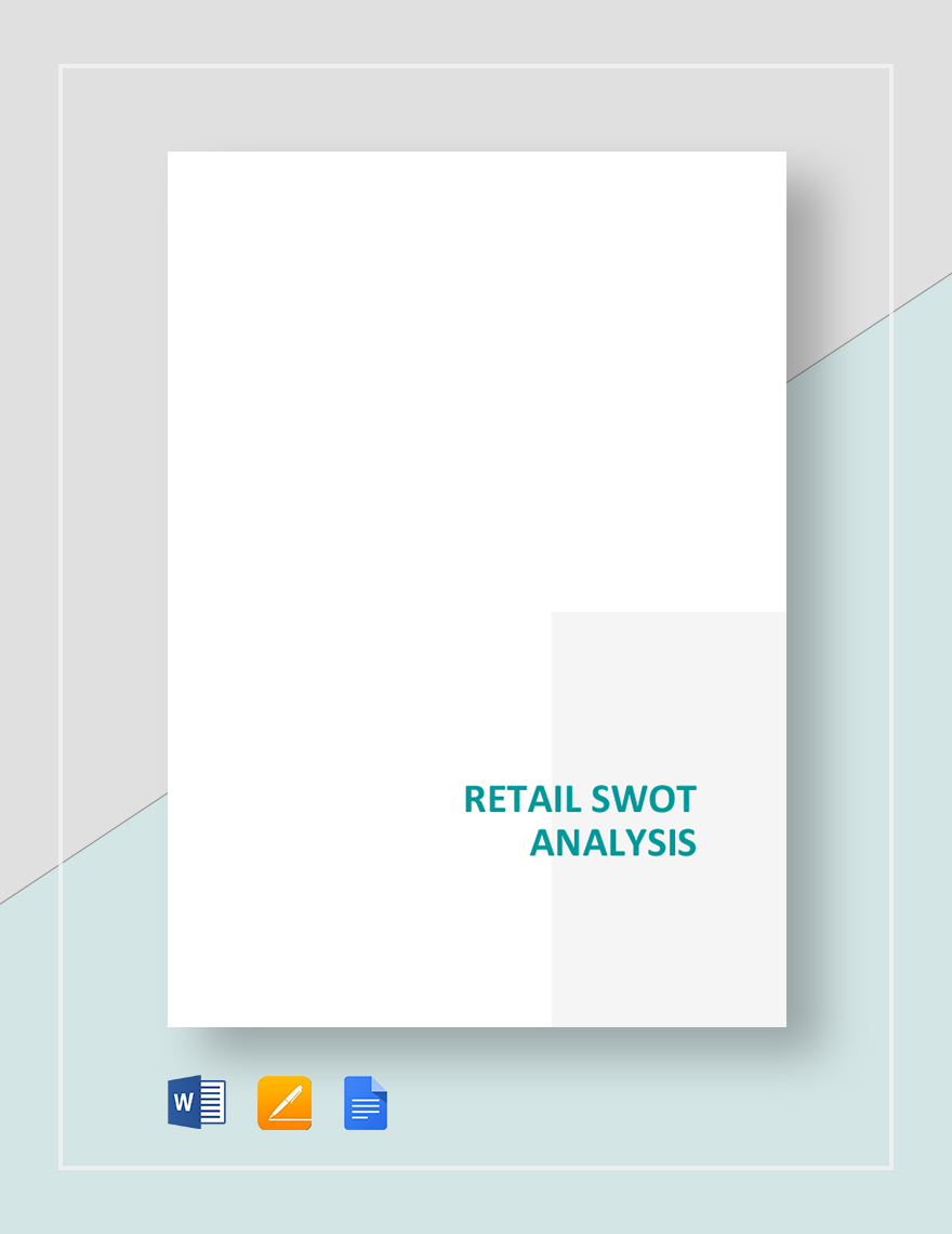 Printable SWOT Analysis Template - Google Docs, Word, Apple Pages ...