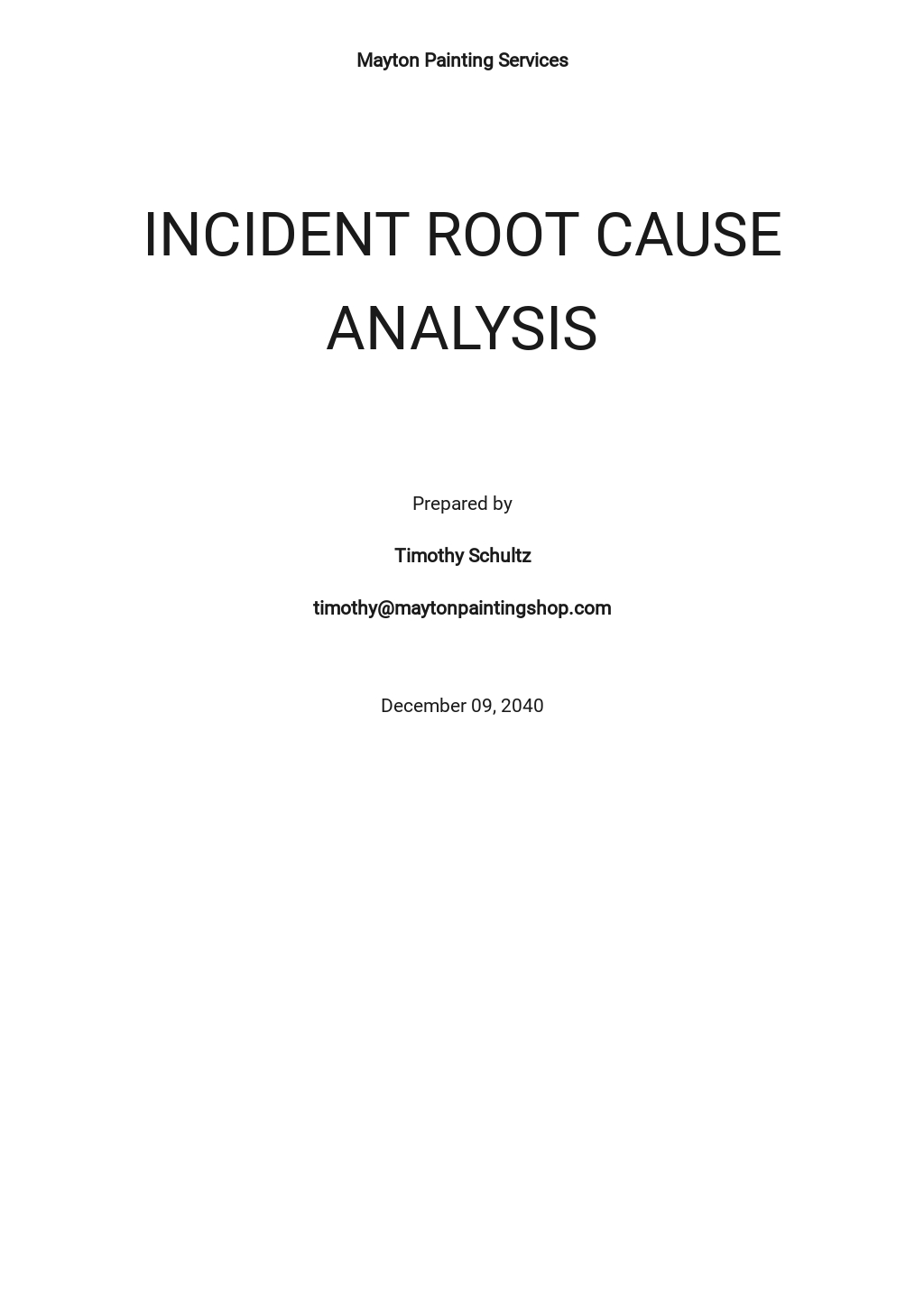 10 FREE Root Cause Analysis Templates Edit Download Template