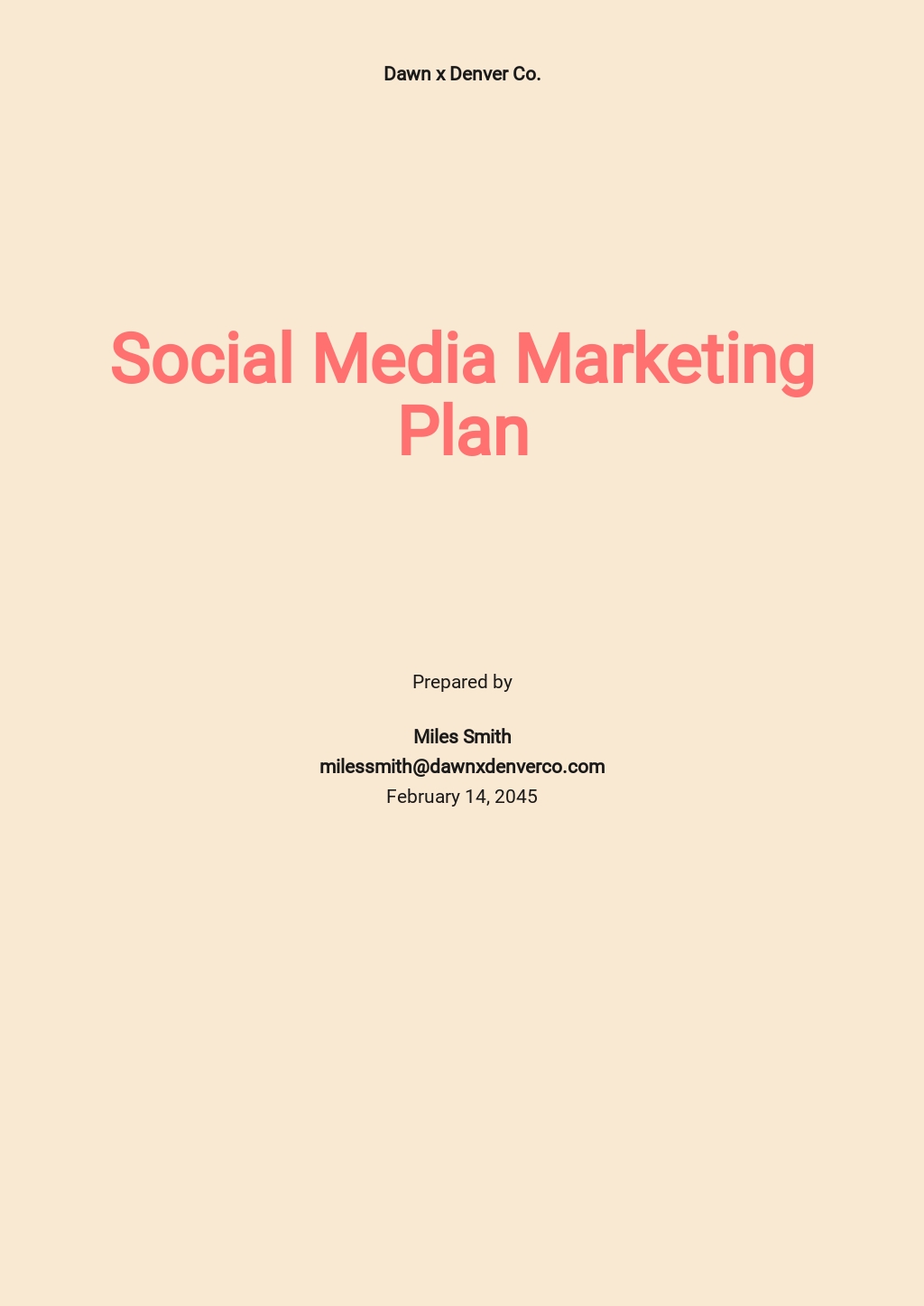 Free Marketing Plan Templates 232 Download In PDF Template