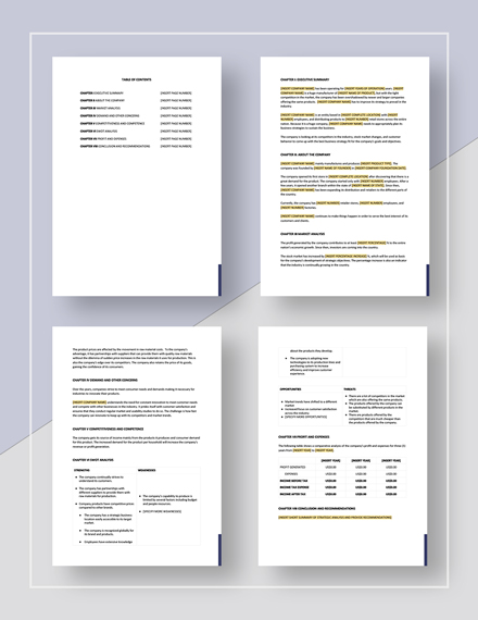 Strategic Analysis Report Template - Bank2home.com