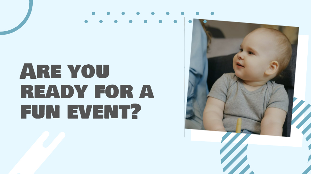 Baby Shower Invitation Video Template