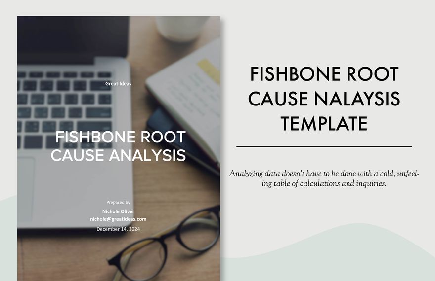 Fishbone Root Cause Analysis Template - Download in Word, Google Docs ...