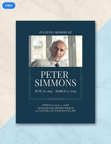 Funeral Tarpaulin Template - Edit Online & Download Example | Template.net