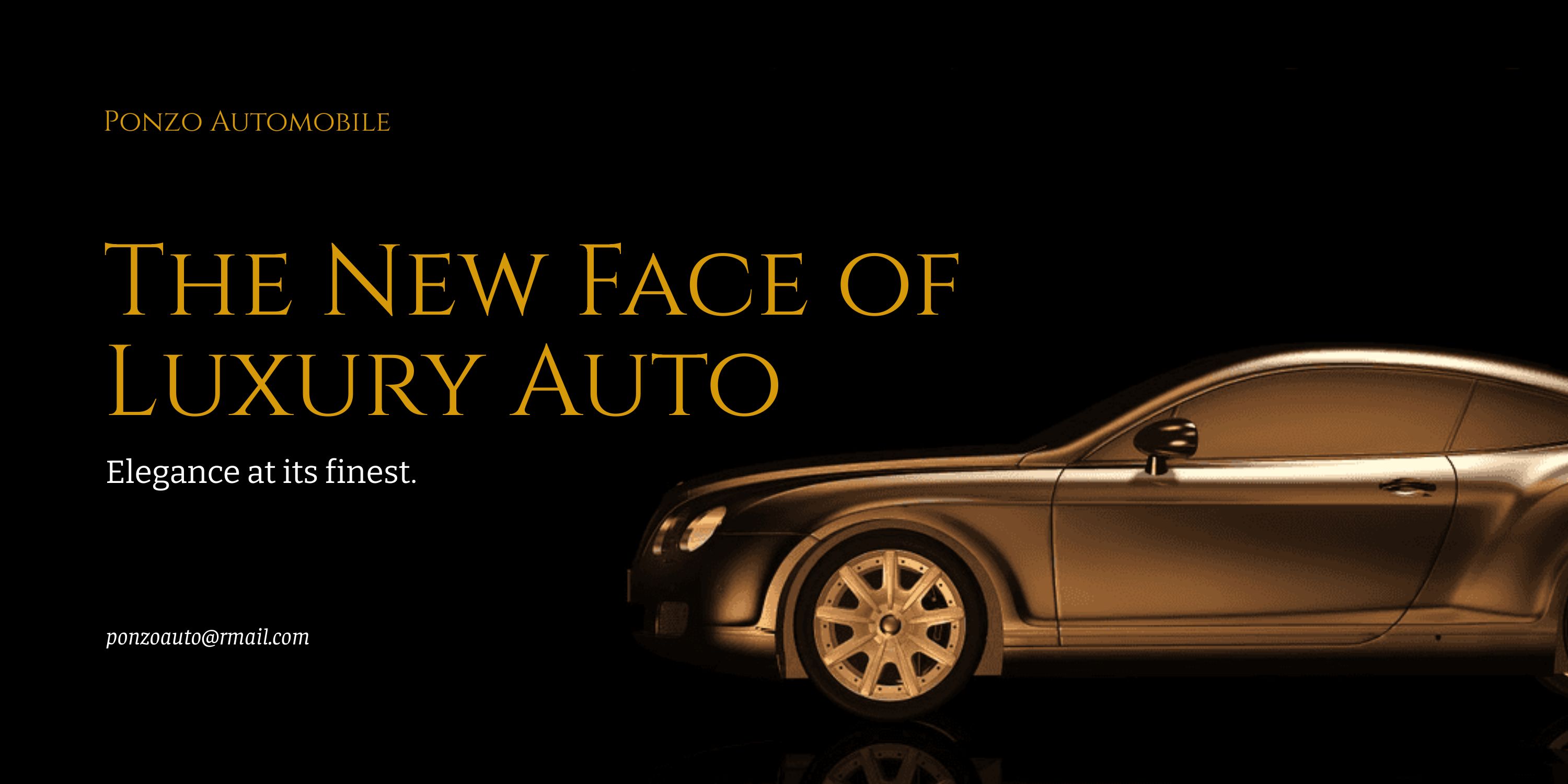Sports Car Banner Template Edit Online And Download Example