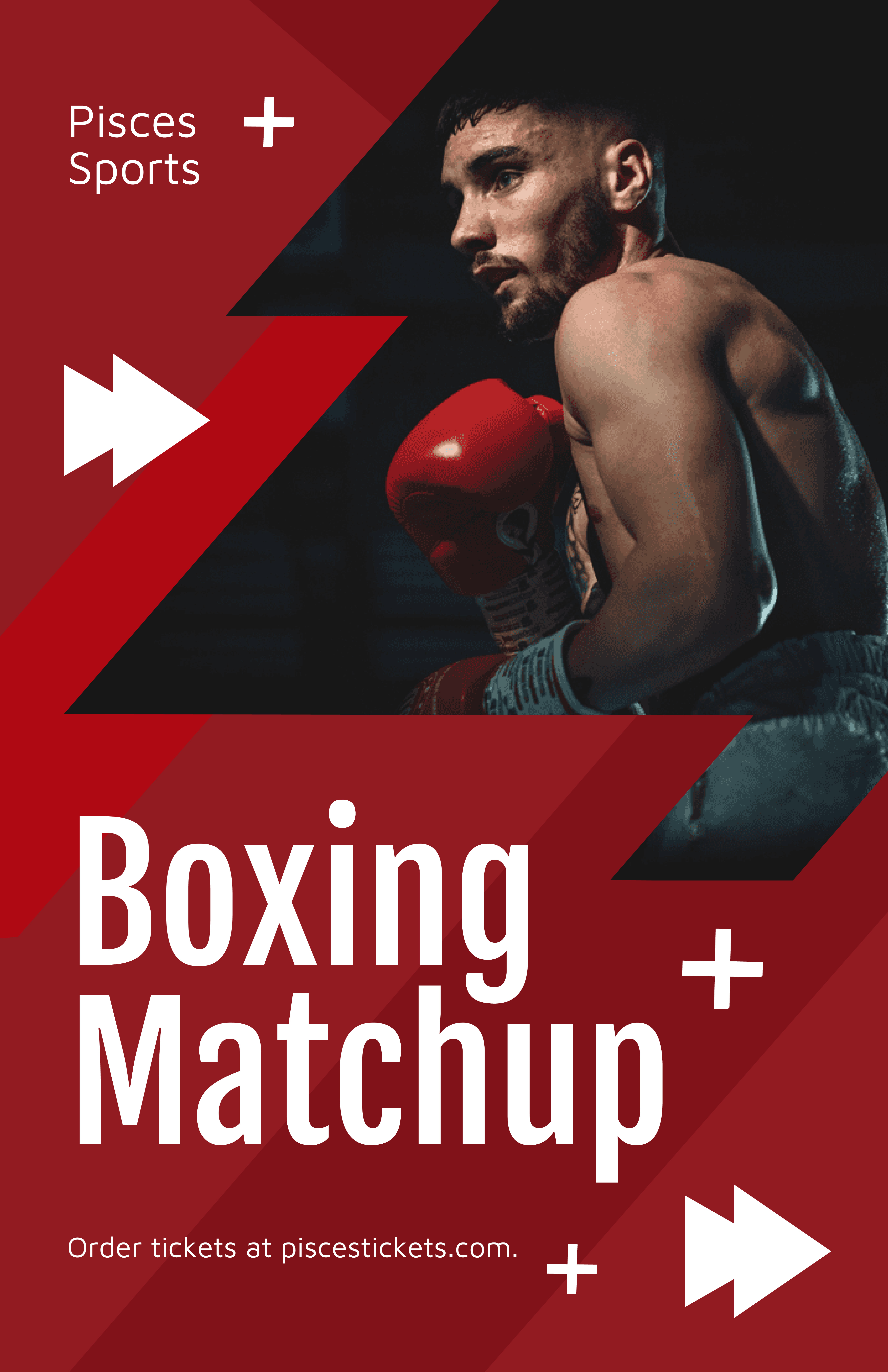 Cartoon Boxing Poster Template - Edit Online & Download Example ...