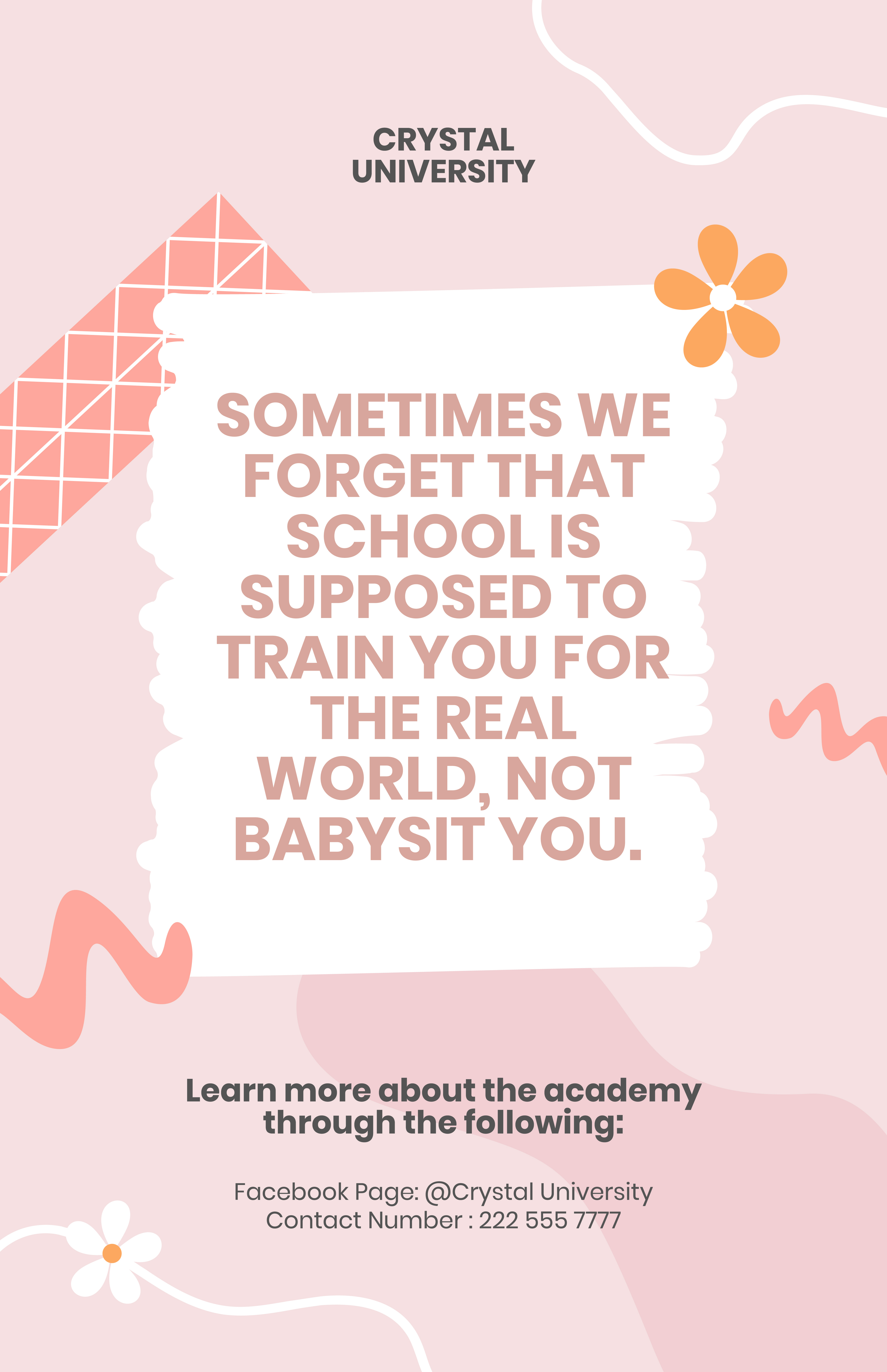 Simple Classroom Poster Template - Edit Online & Download Example ...