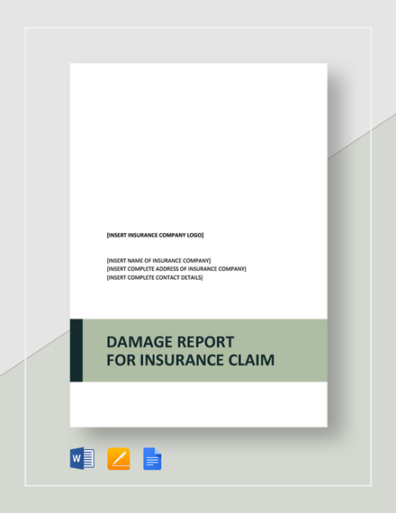 Damage Report Template - 16+ Free Word, PDF Format Download
