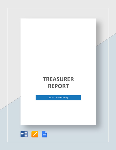 18+ Treasurer Report Templates - PDF, Word