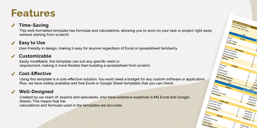 Free Daycare Financial Projections Template Google Sheets Excel 