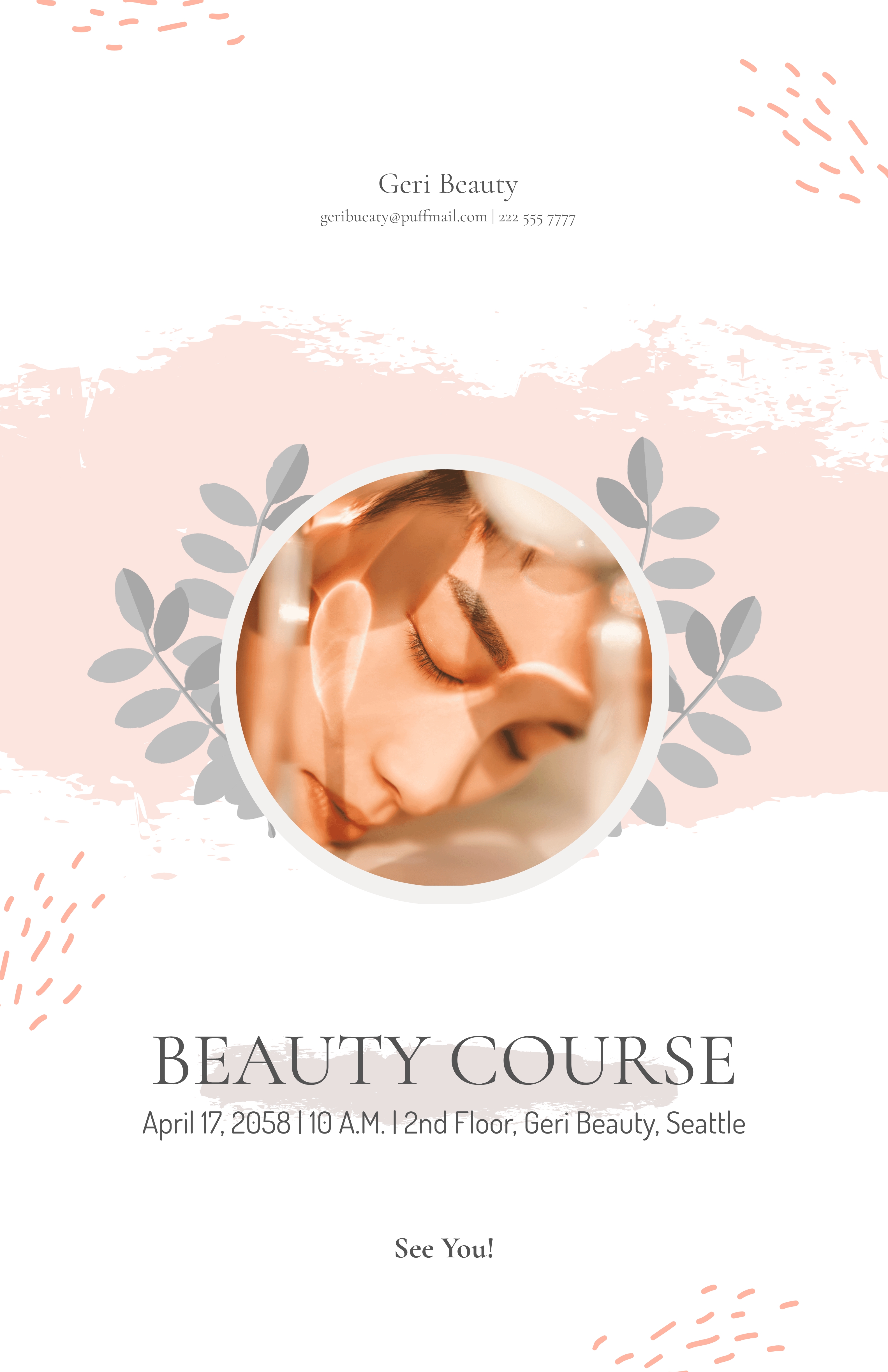 Beauty Parlor Poster Template - Download in Word, Illustrator, PSD ...