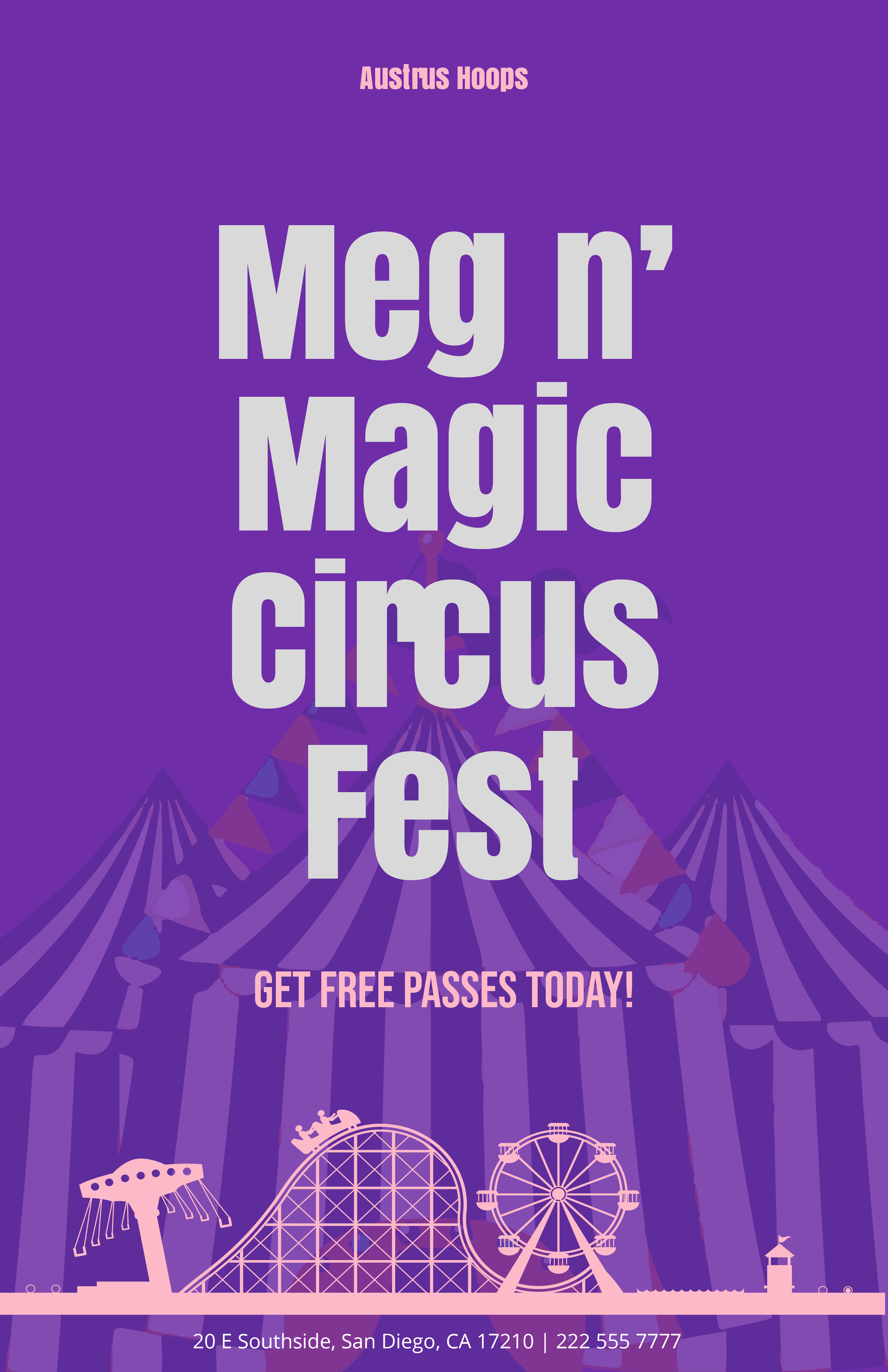 Vintage Circus Banner Png
