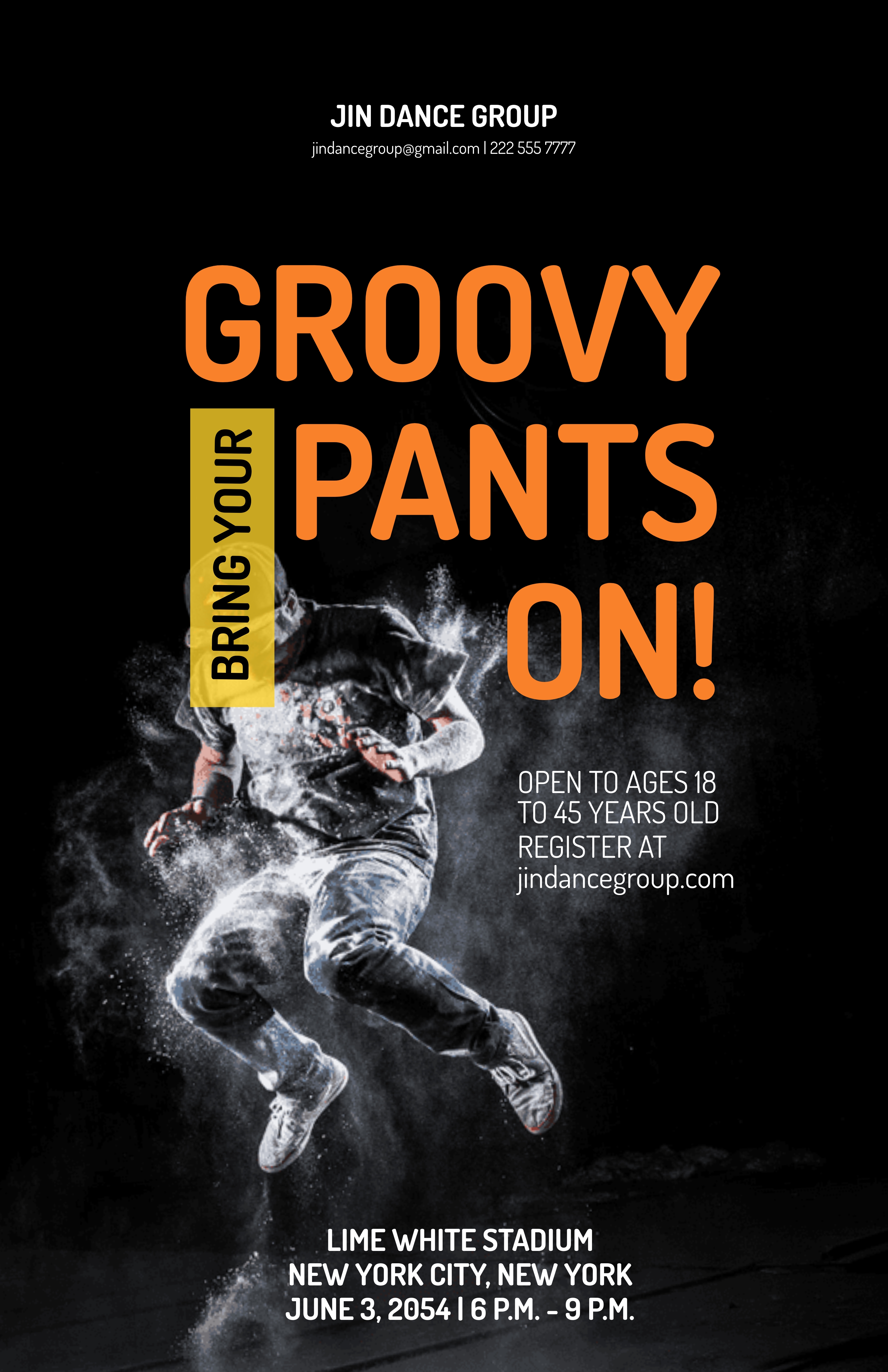 Formal Dance Poster Template - Edit Online & Download Example ...