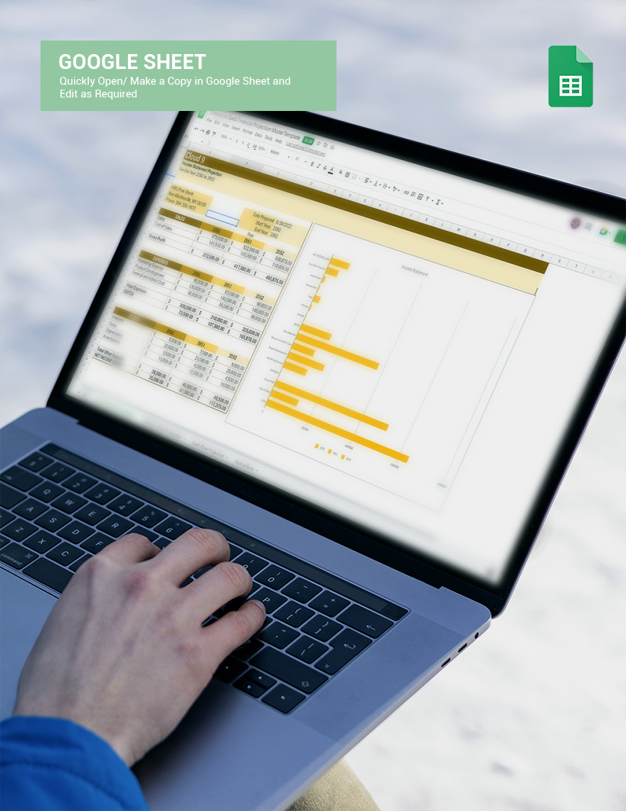 Enterprise Saas Financial Projection Model Template Google Sheets