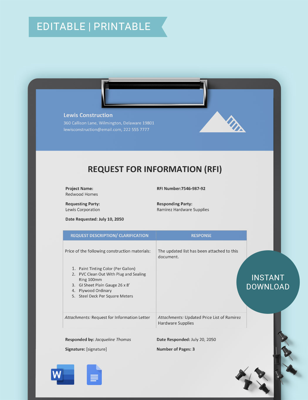 FREE Request Template - Download in Word, Google Docs, Excel, PDF ...