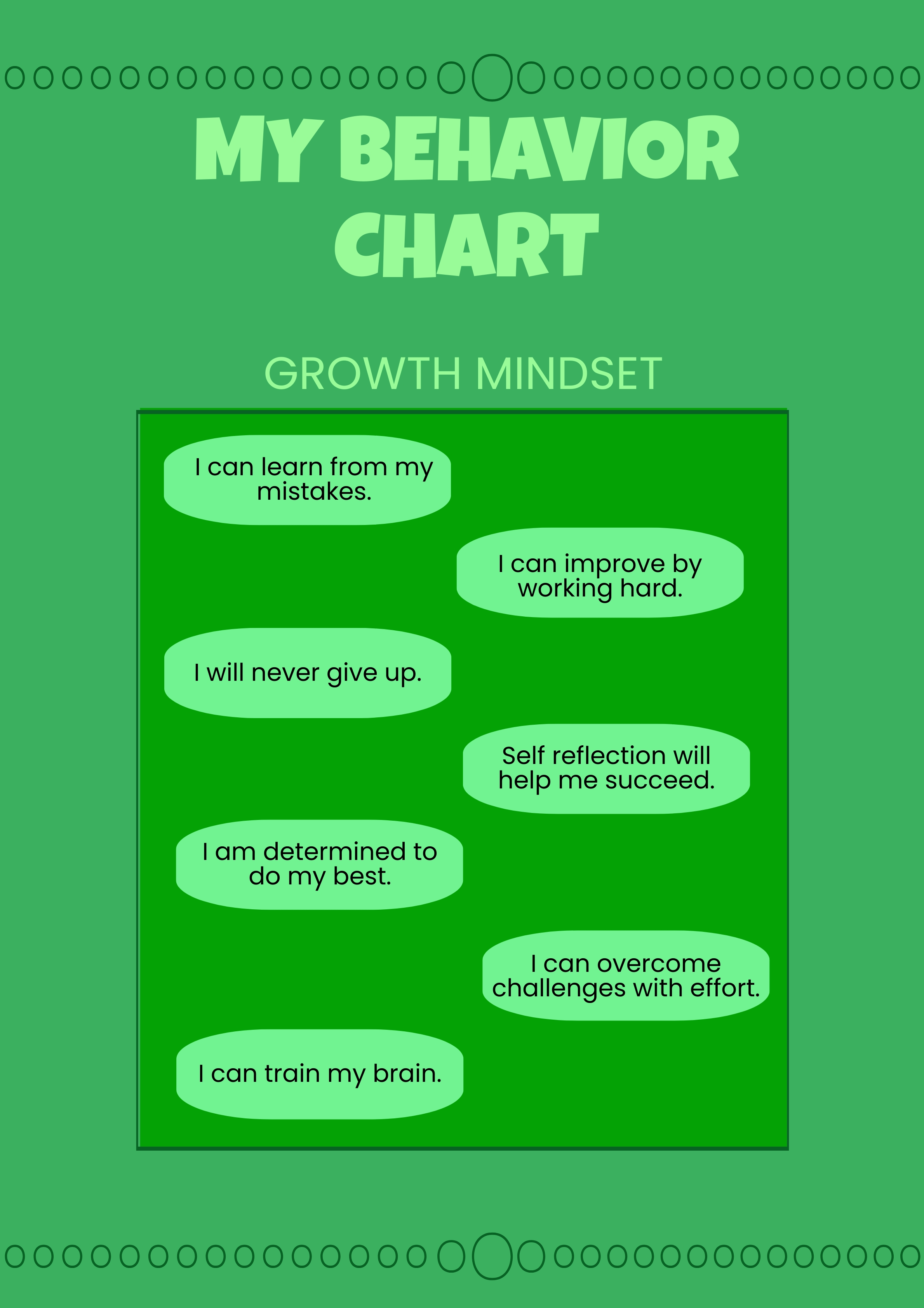 FREE Behavior Chart Template Download In Word PDF Illustrator