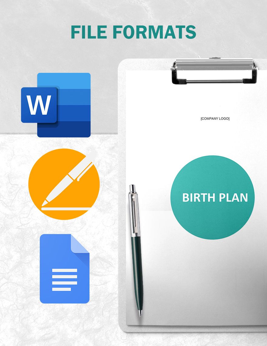 Birth Plan Template - Google Docs, Word, Apple Pages | Template.net