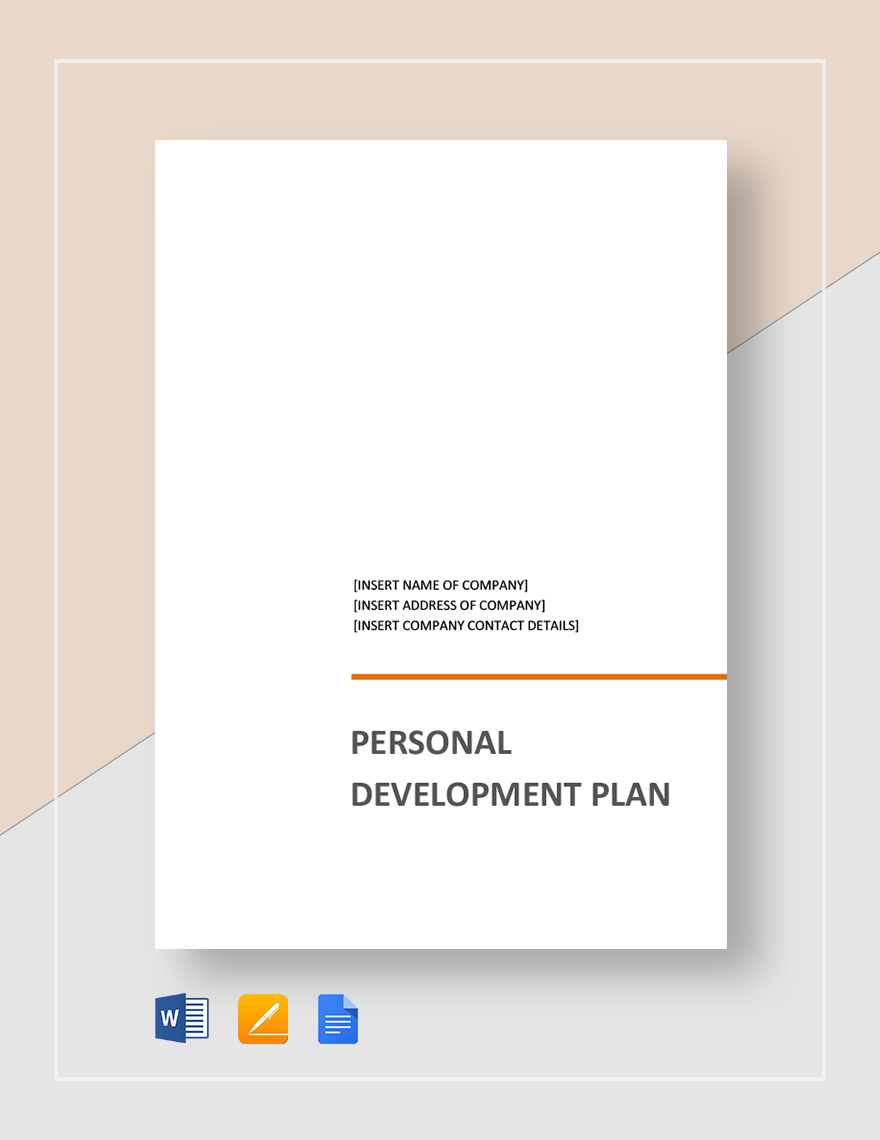 Personal Leadership Development Plan Template - Google Docs, Word ...