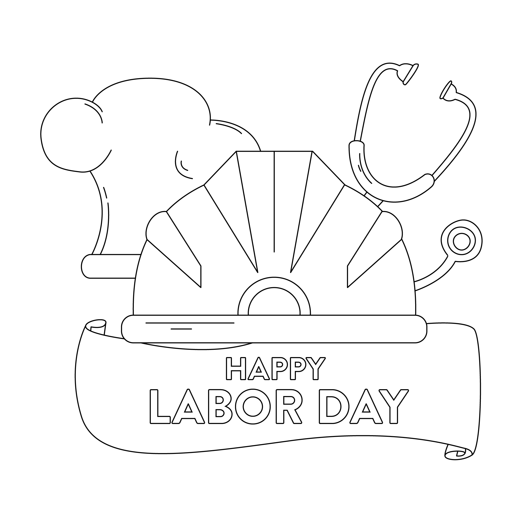 Labor Day Calendar Drawing Template - Edit Online & Download Example ...