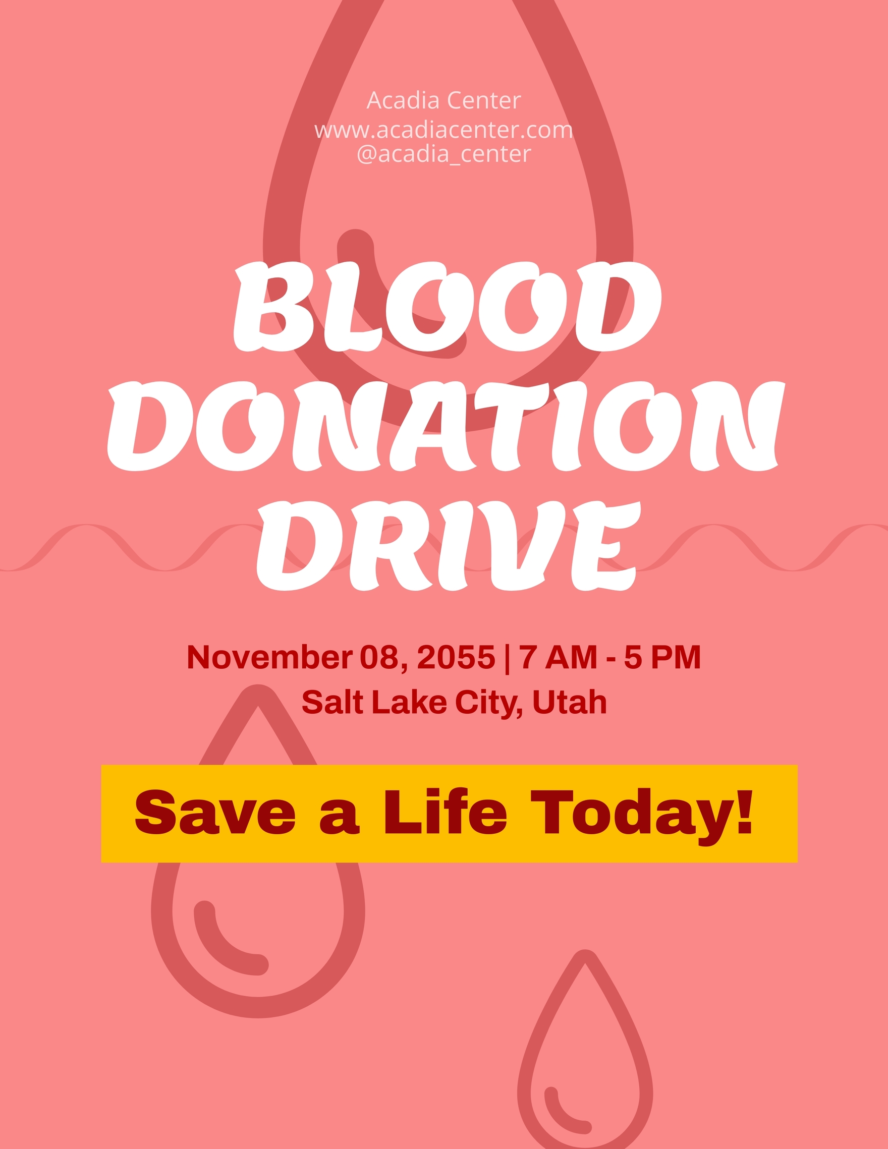 Blood Donation Flyer Template Free Download