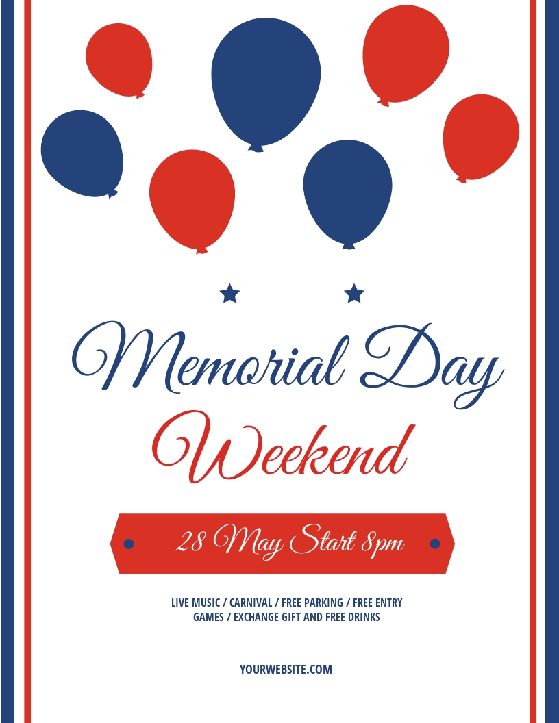 FREE Memorial Flyer Template In Microsoft Word DOC Template