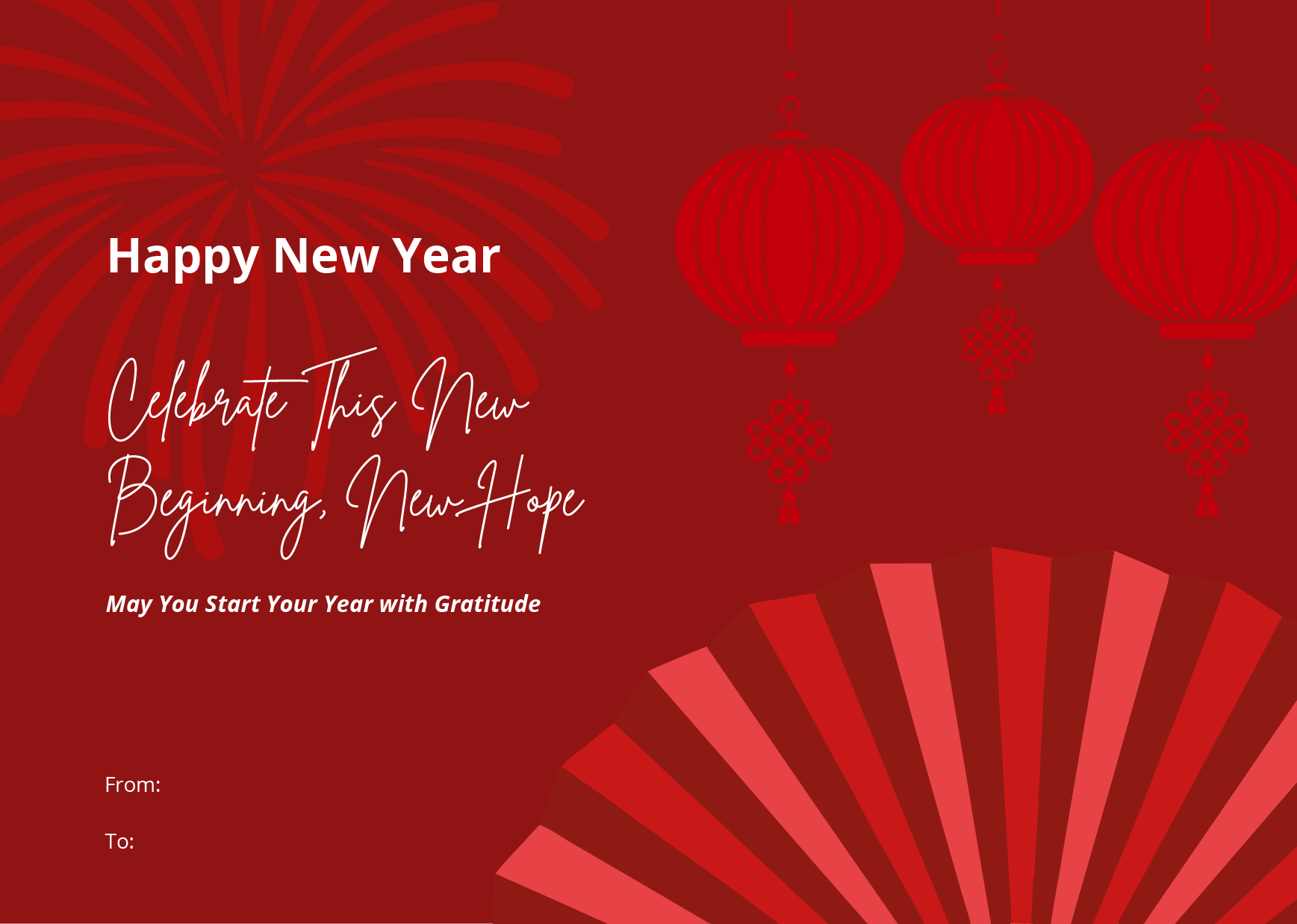 Sample Blank Greeting Card Template In PSD Illustrator Word 