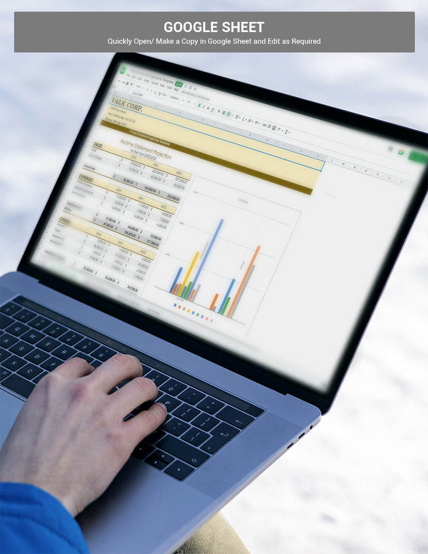 3 Years Financial Projections Template - Google Sheets, Excel ...