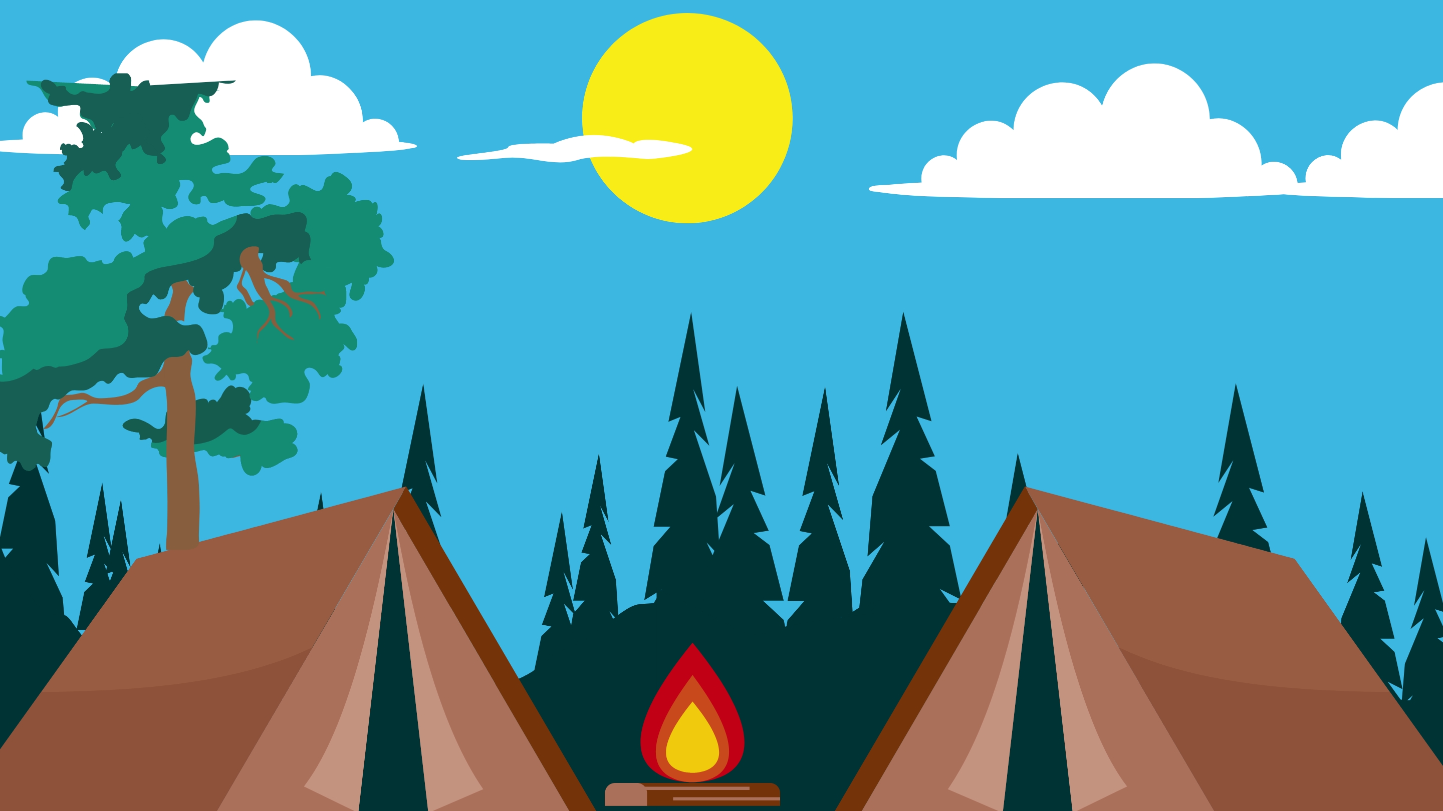 Free Kids Summer Camp Background - Download in Illustrator, EPS, SVG ...