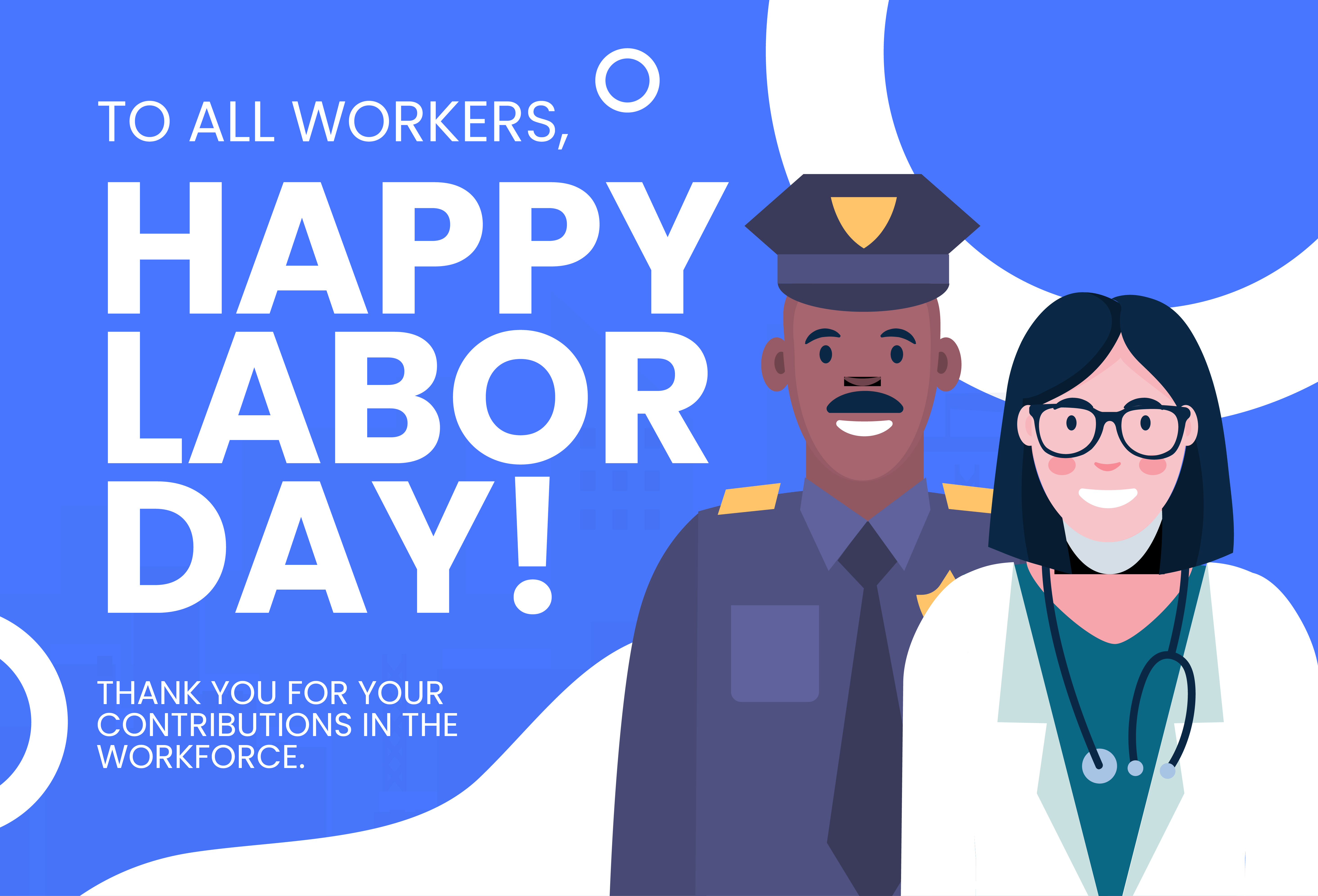 Free Modern Labor Day Greeting Card Template - Download in Word ...