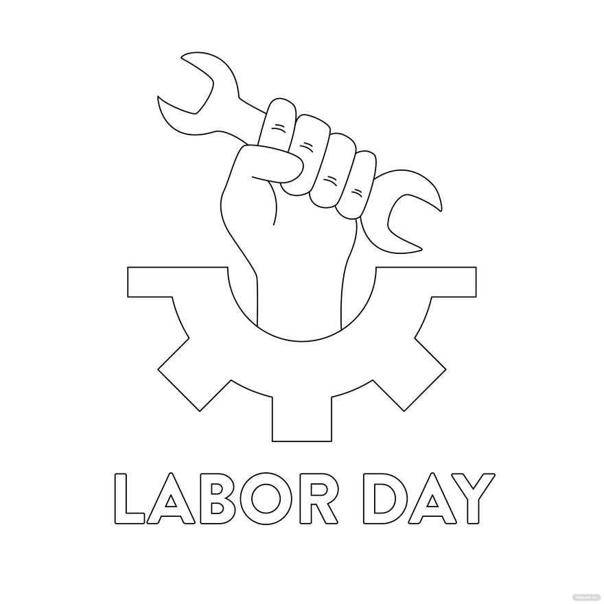 Free Labor Day Symbol Drawing Download In Illustrator PSD EPS SVG 