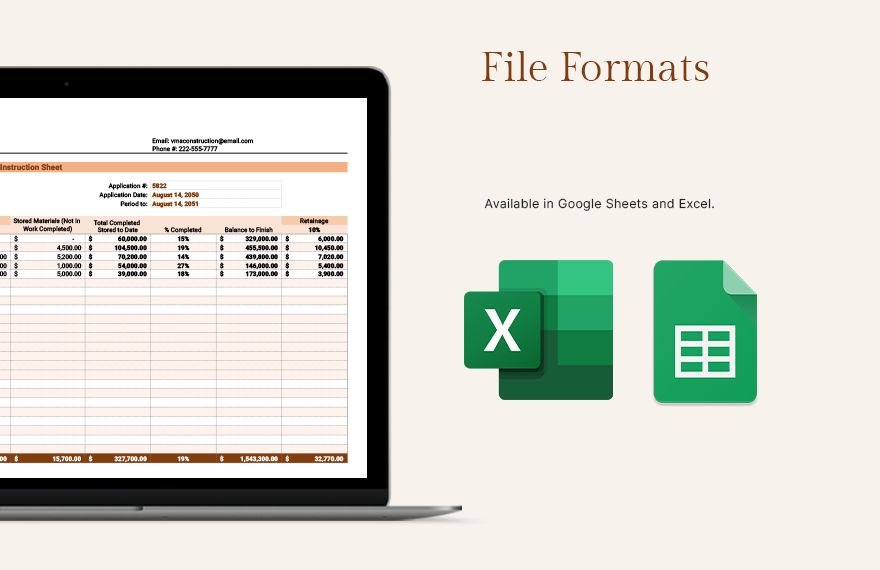 Schedule Of Values Instruction Sheet Template - Google Docs, Google Sheets, Excel, Word, Apple ...