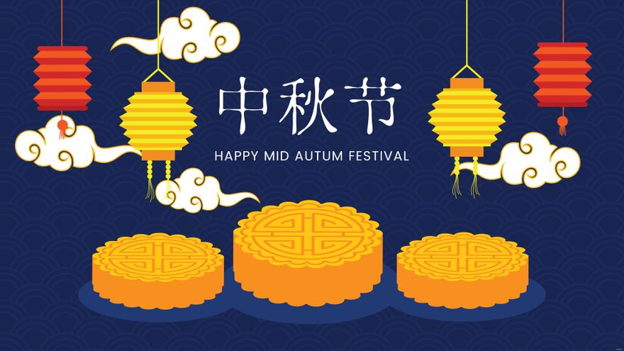High resolution Mid-Autumn Festival Background - EPS, Illustrator, JPG ...