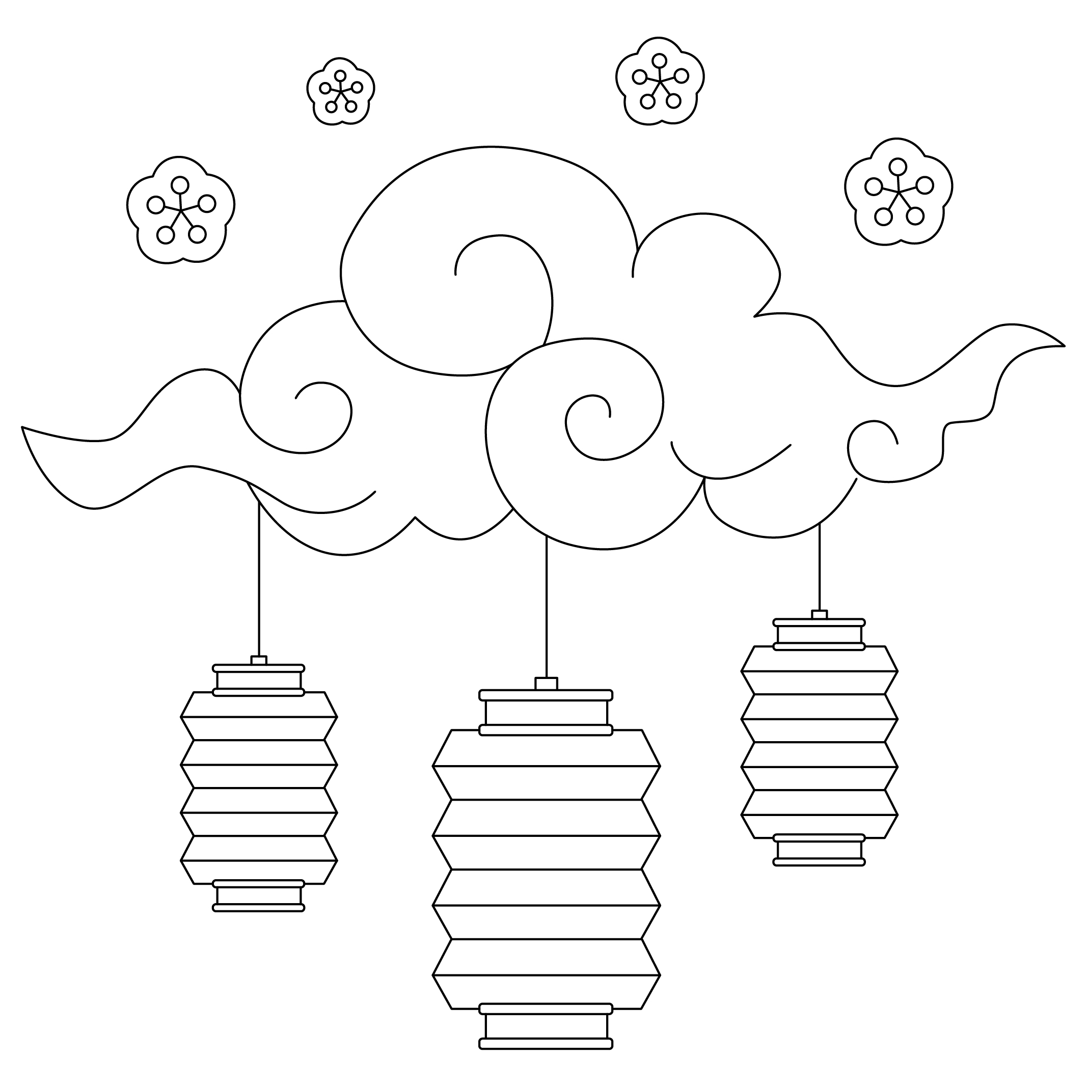 FREE Mid-Autumn Festival Drawing - Image Download in Illustrator ...