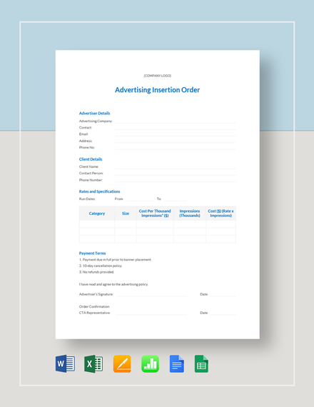 FREE Change Order Log Template: Download 75+ Order Templates in Word ...