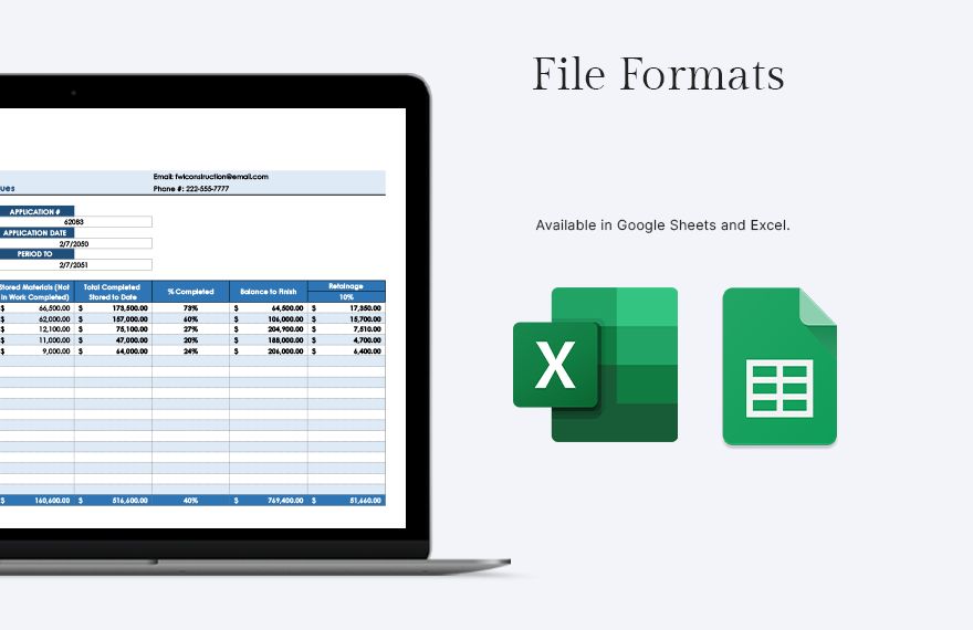 Builder Schedule Of Values Template - Google Docs, Google Sheets, Excel, Word, Apple Pages ...