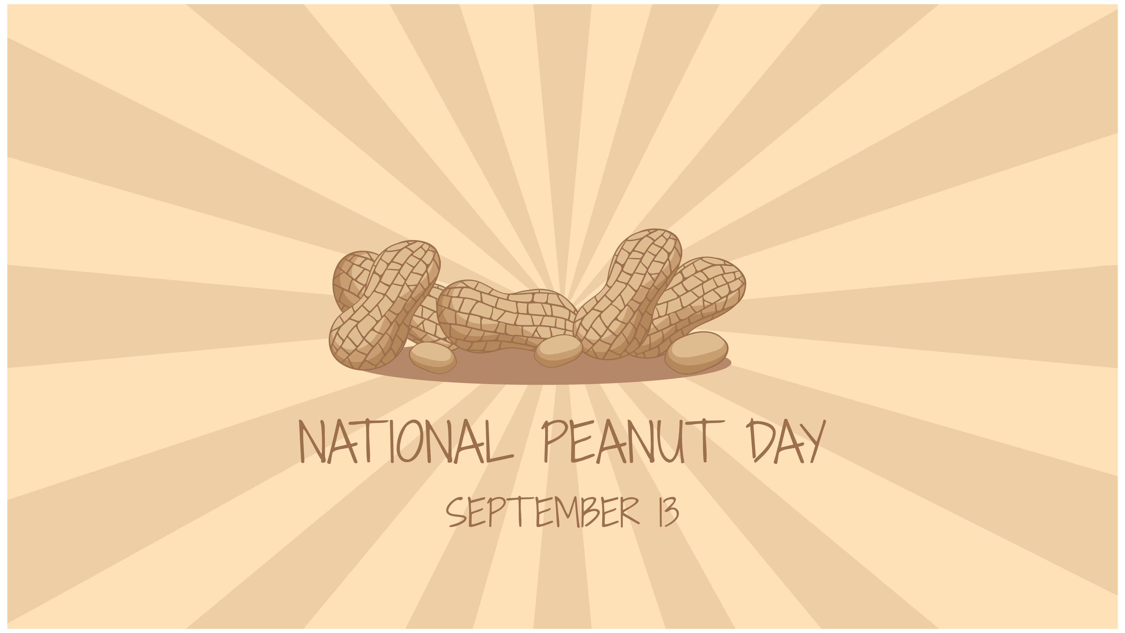 National Peanut Day Wishes Background Template - Edit Online & Download ...