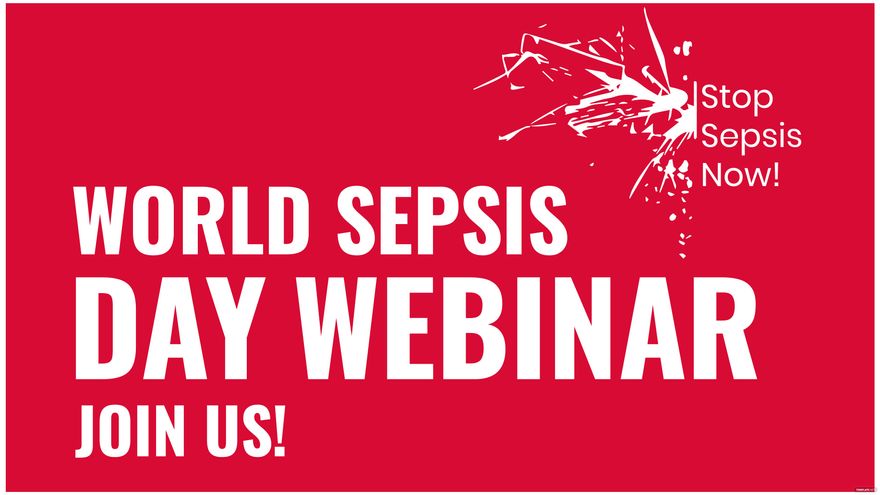 World Sepsis Day Flyer Background Template - Edit Online & Download ...